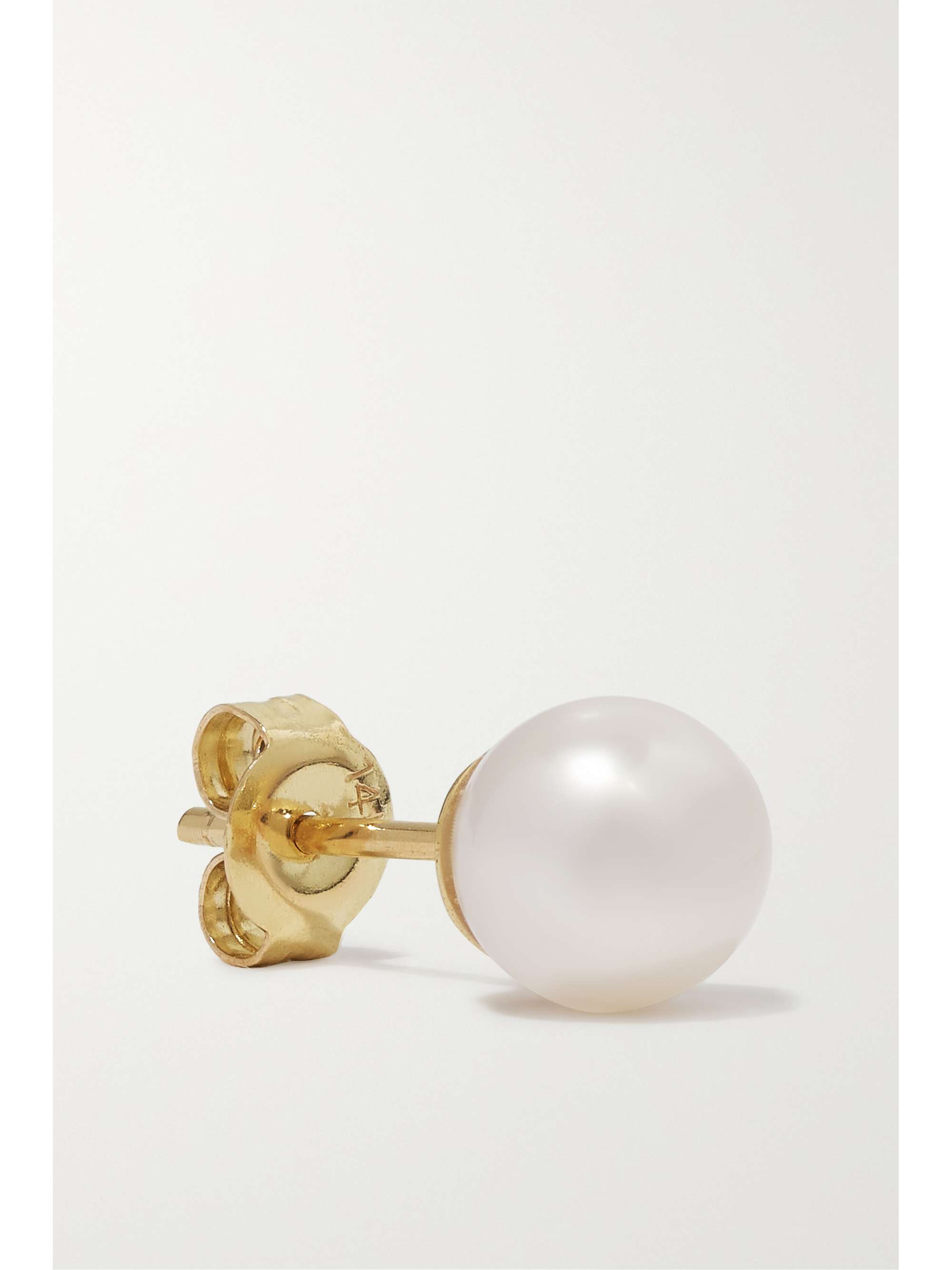 MATEO 14-karat gold pearl earrings | NET-A-PORTER