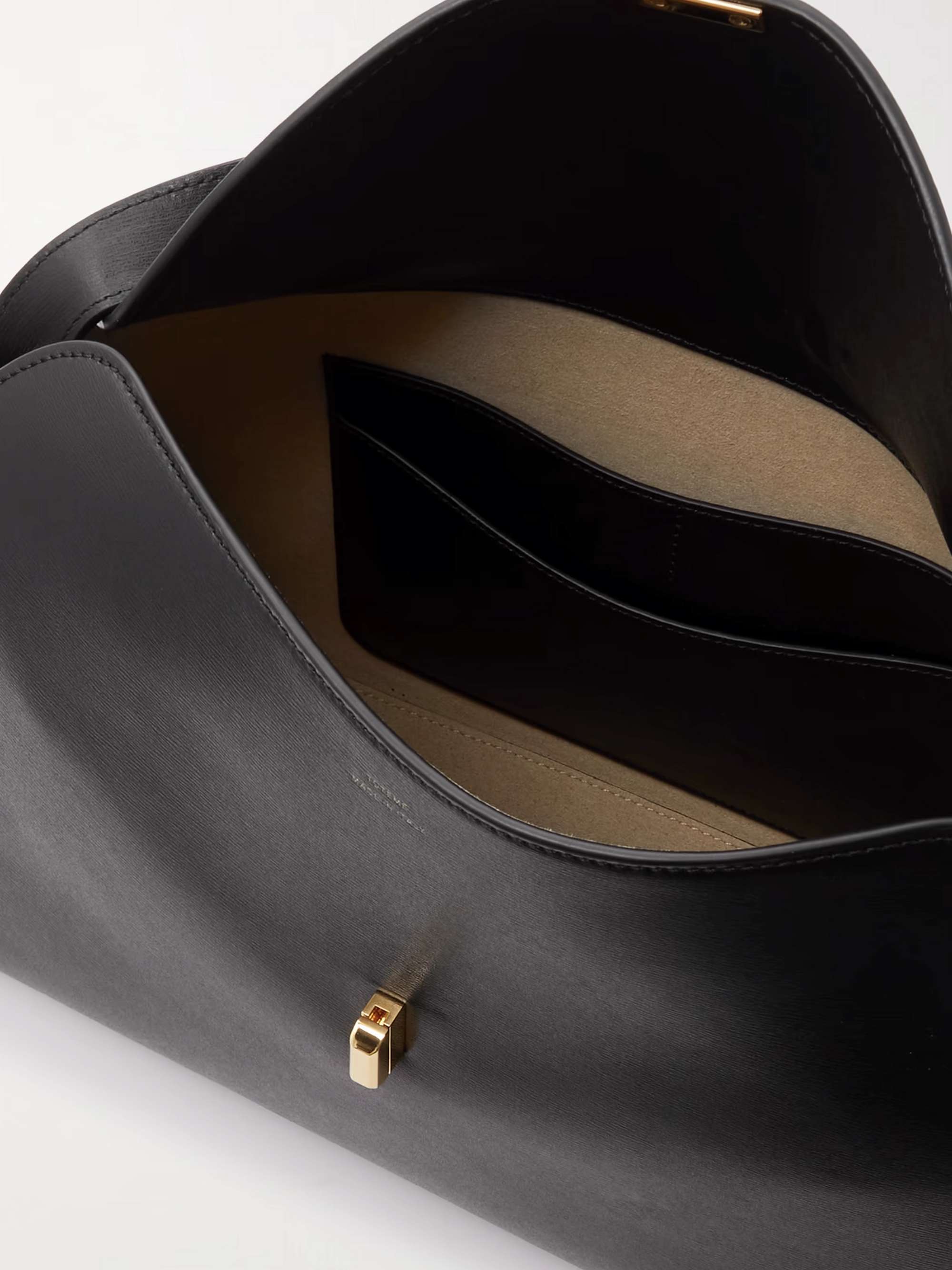 TOTEME T-Lock leather shoulder bag | NET-A-PORTER