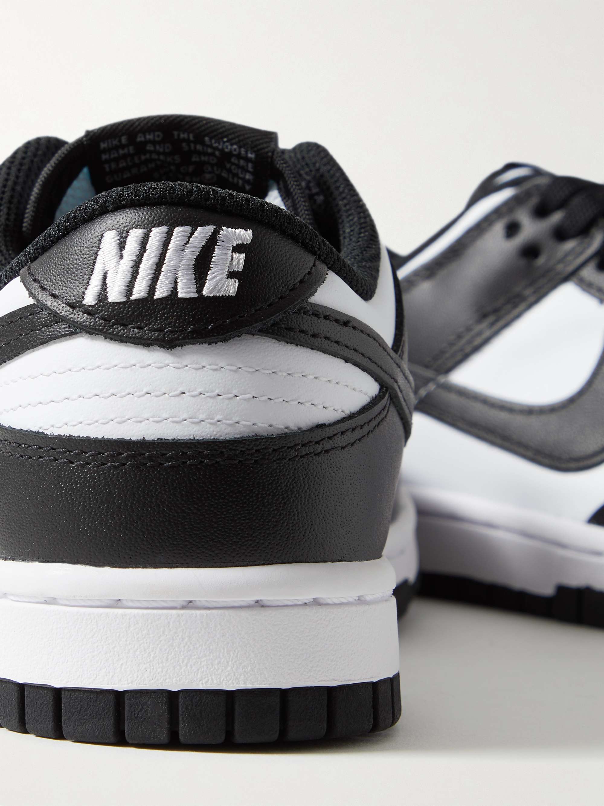 NIKE Dunk Low leather sneakers | NET-A-PORTER