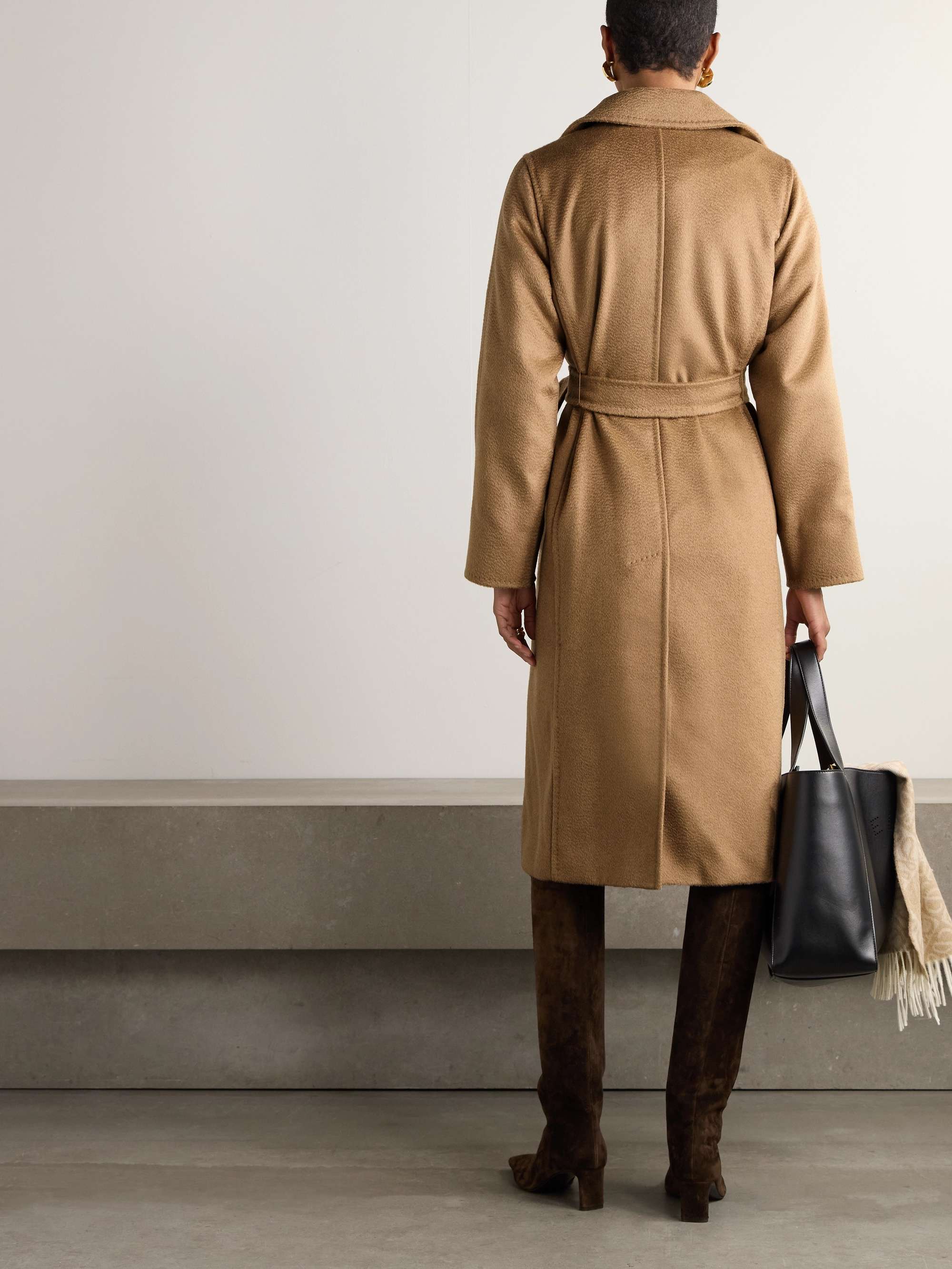 MAX MARA Manuela Icon belted camel hair coat | NET-A-PORTER