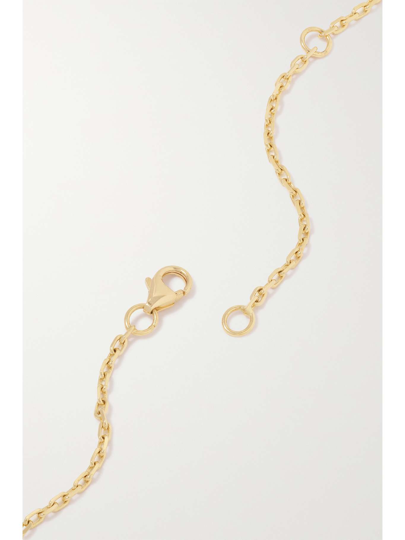 GEMELLA Love Bubble Bezel 18-karat gold diamond necklace | NET-A-PORTER
