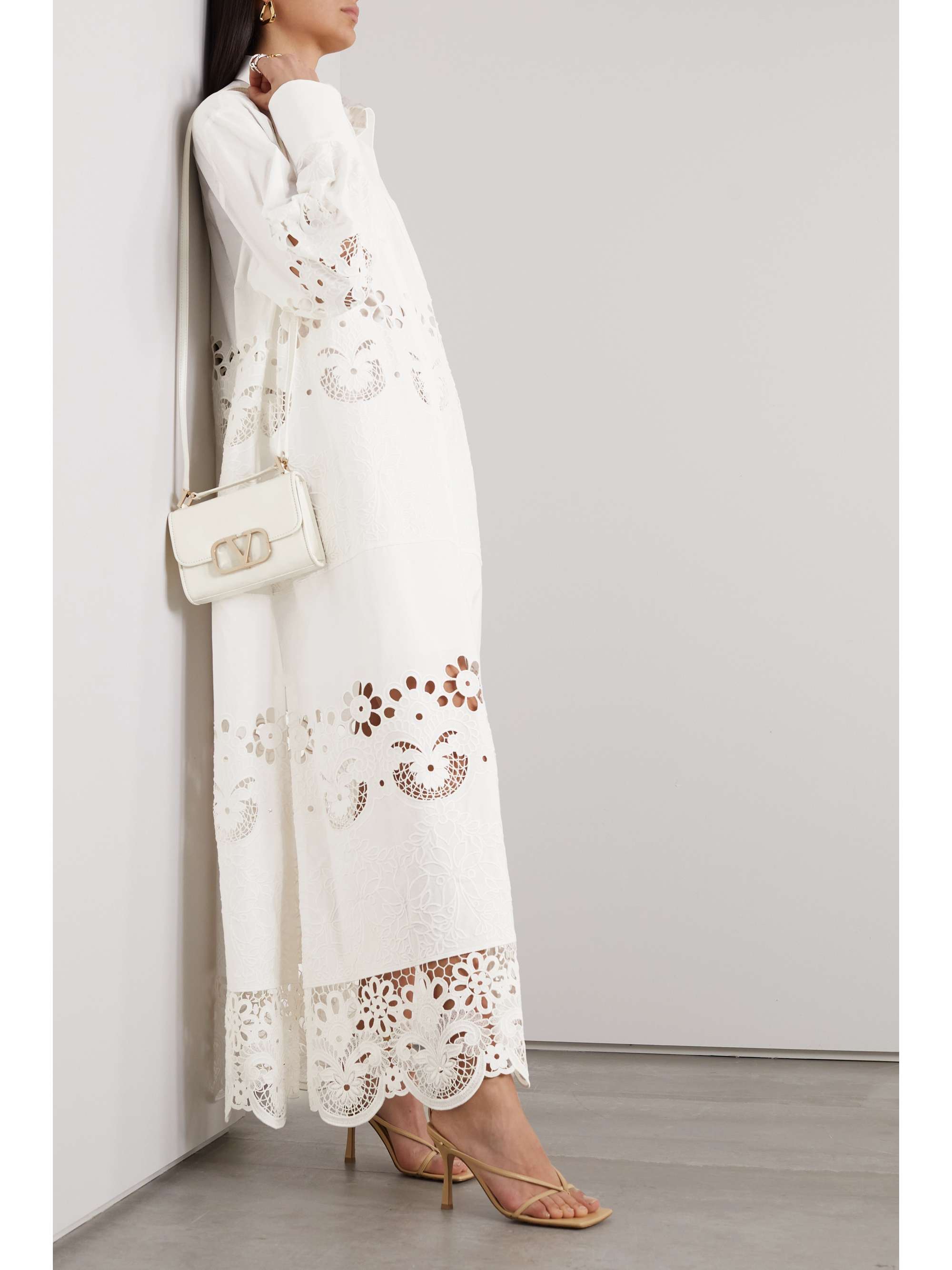 Valentino White Lace Dress