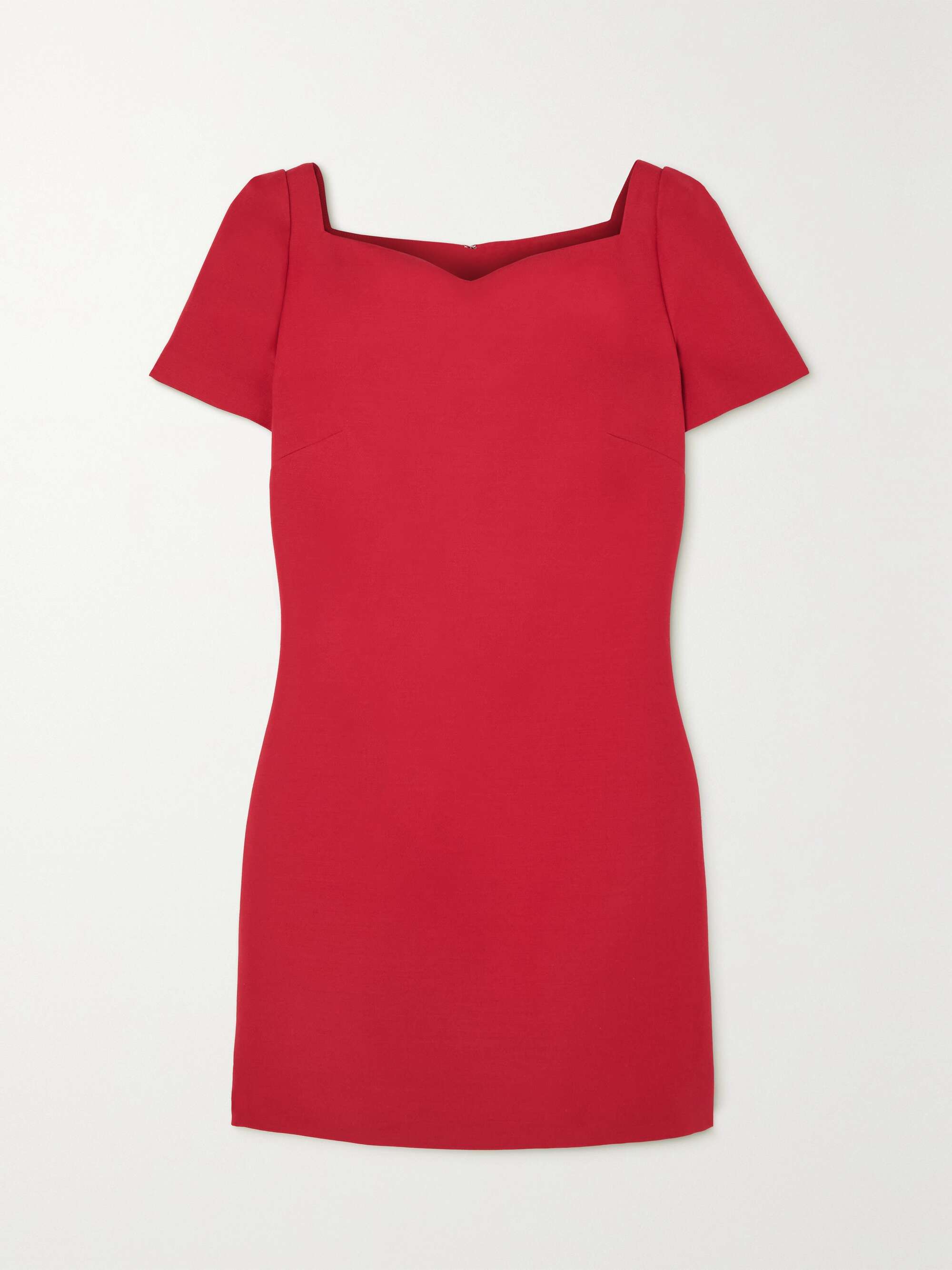 VALENTINO GARAVANI Wool and silk-blend mini dress | NET-A-PORTER