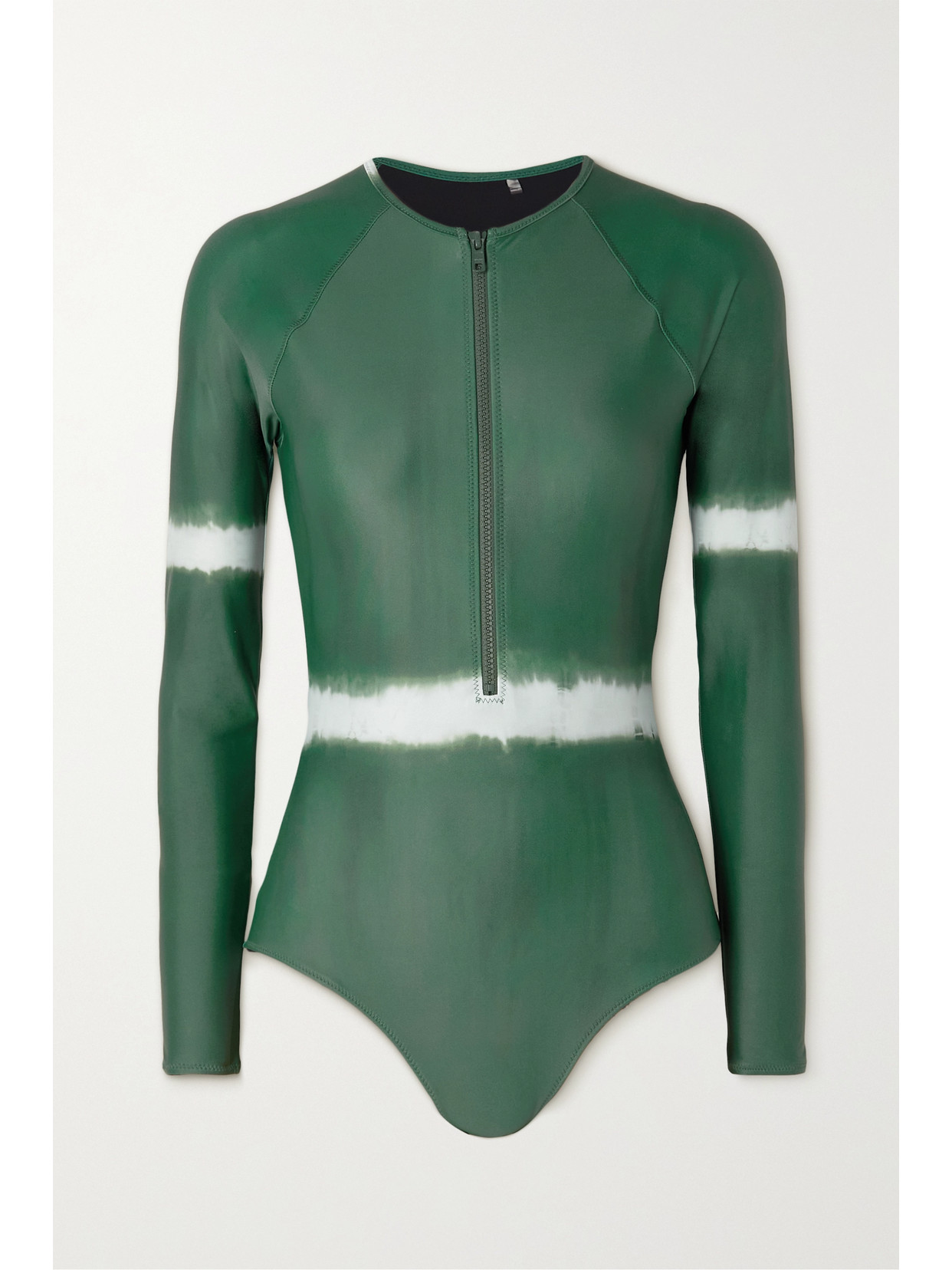 The Upside Zuma Maya Tie-dyed Recycled Swimsuit In Green | ModeSens