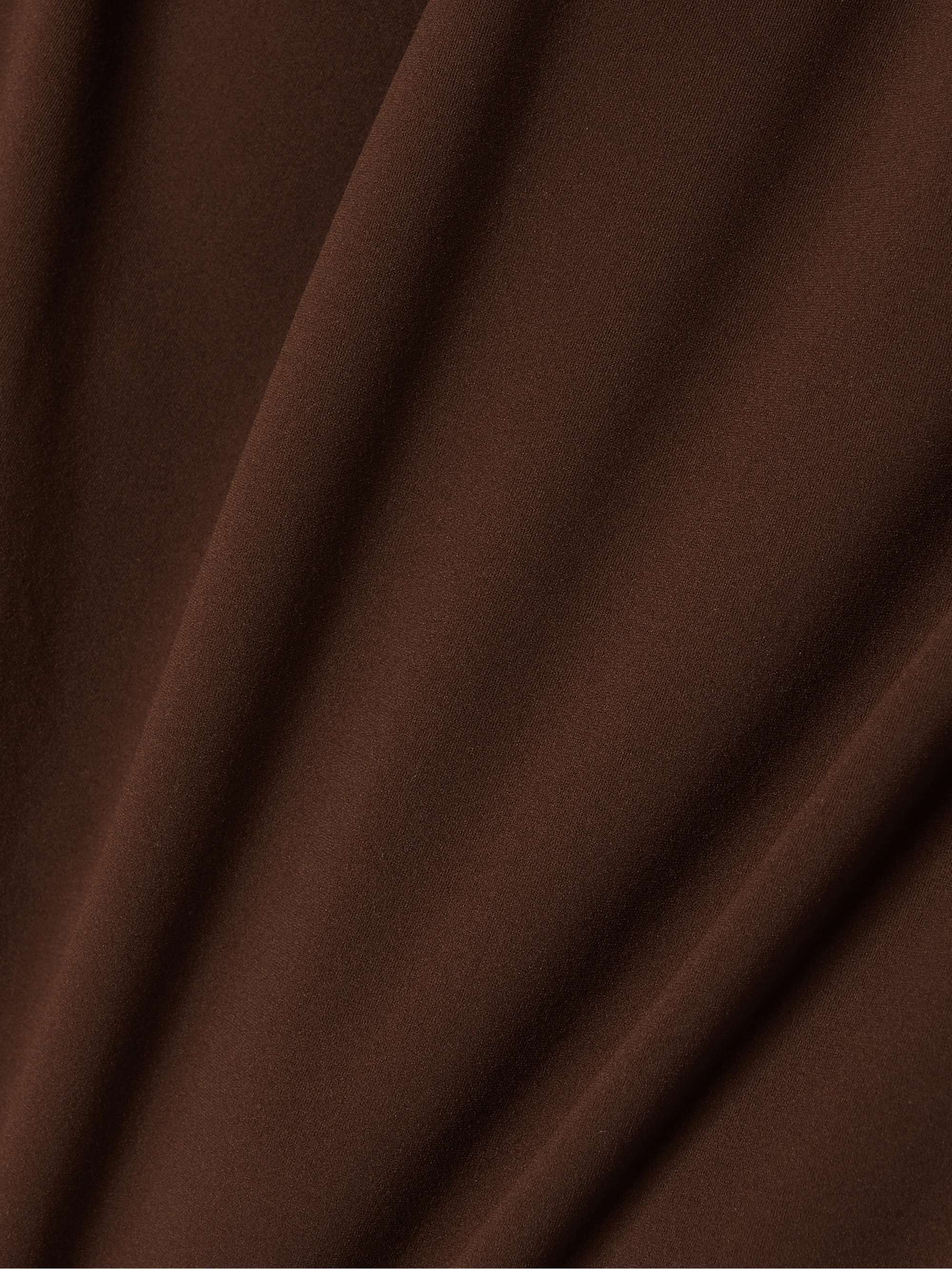 SKIMS Fits Everybody Square Neck Bodysuit - Cocoa | NET-A-PORTER