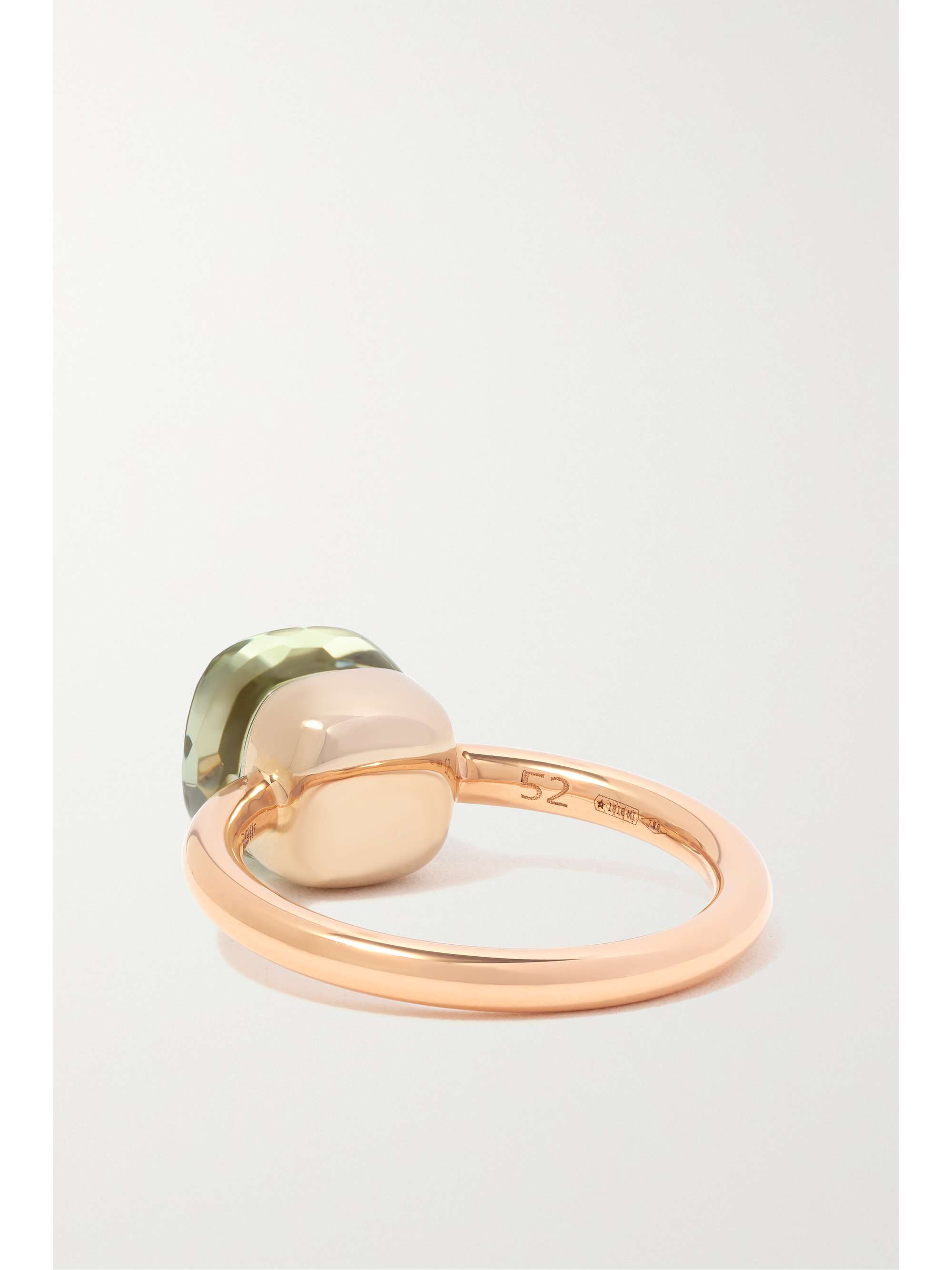 POMELLATO Nudo Petit 18-karat rose gold prasiolite ring | NET-A-PORTER POMELLATO Nudo Petit 18-karat rose gold prasiolite ring | NET-A-PORTER