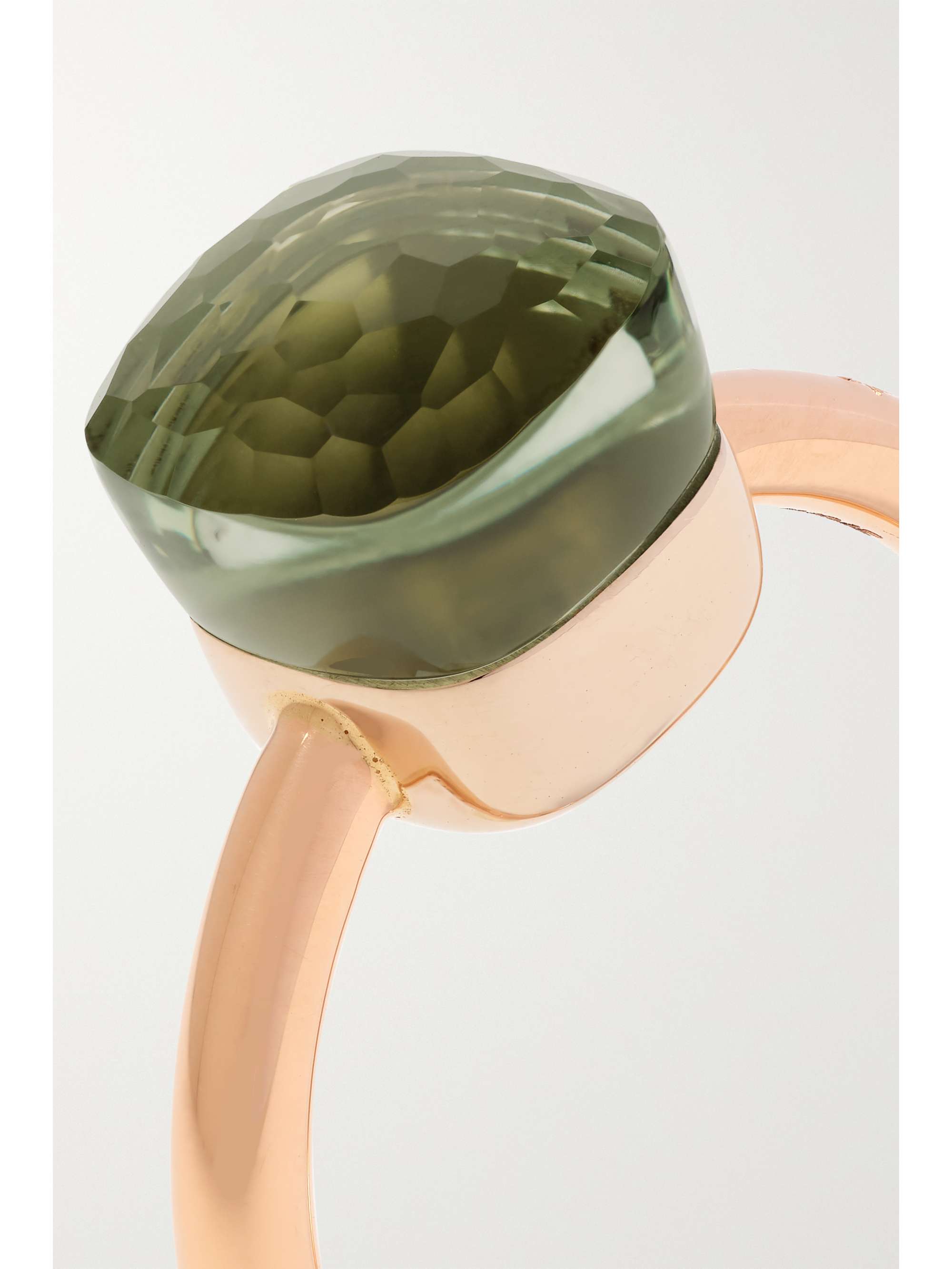 POMELLATO Nudo Petit 18-karat rose gold prasiolite ring | NET-A-PORTER POMELLATO Nudo Petit 18-karat rose gold prasiolite ring | NET-A-PORTER