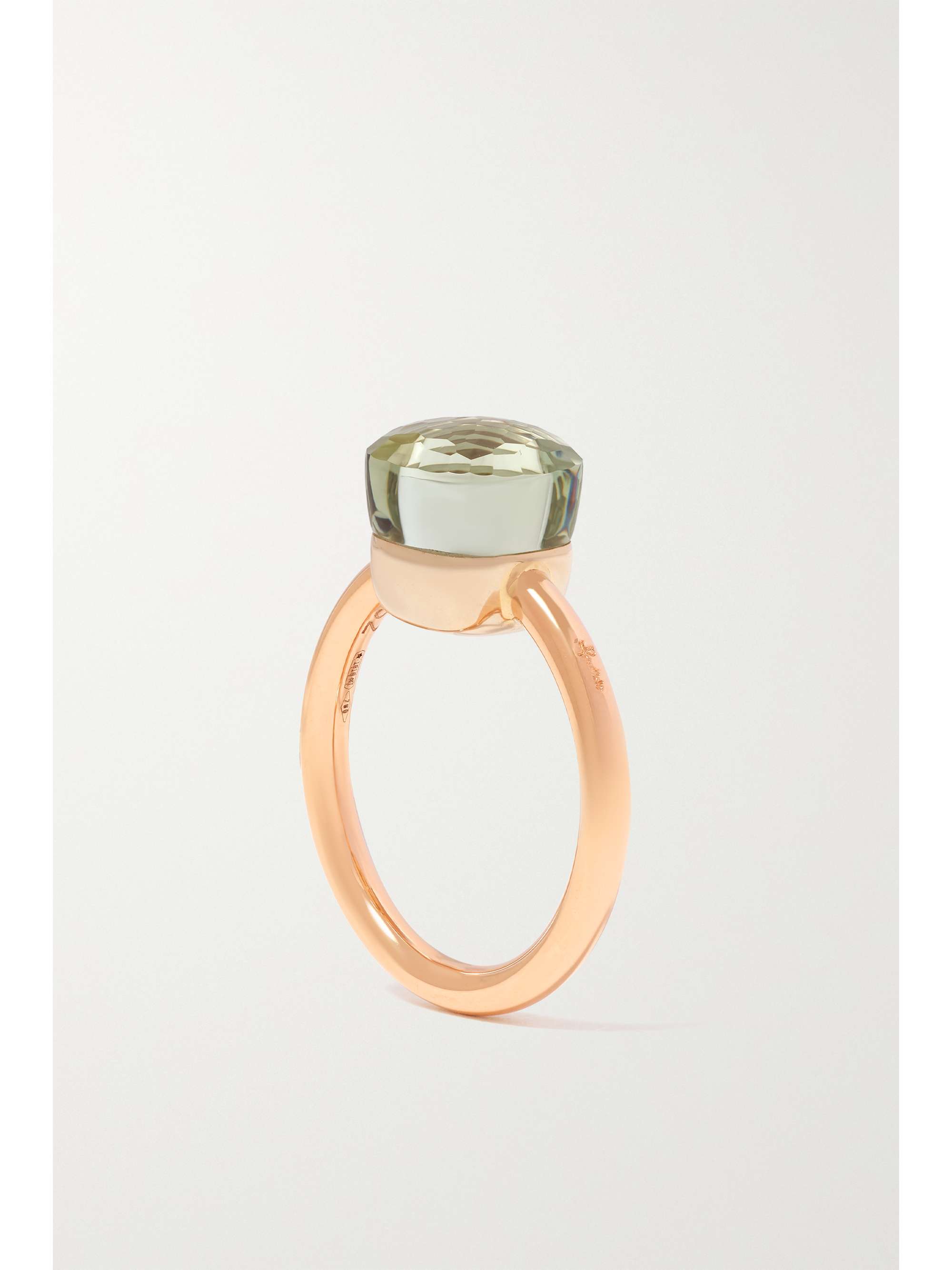POMELLATO Nudo Petit 18-karat rose gold prasiolite ring | NET-A-PORTER POMELLATO Nudo Petit 18-karat rose gold prasiolite ring | NET-A-PORTER