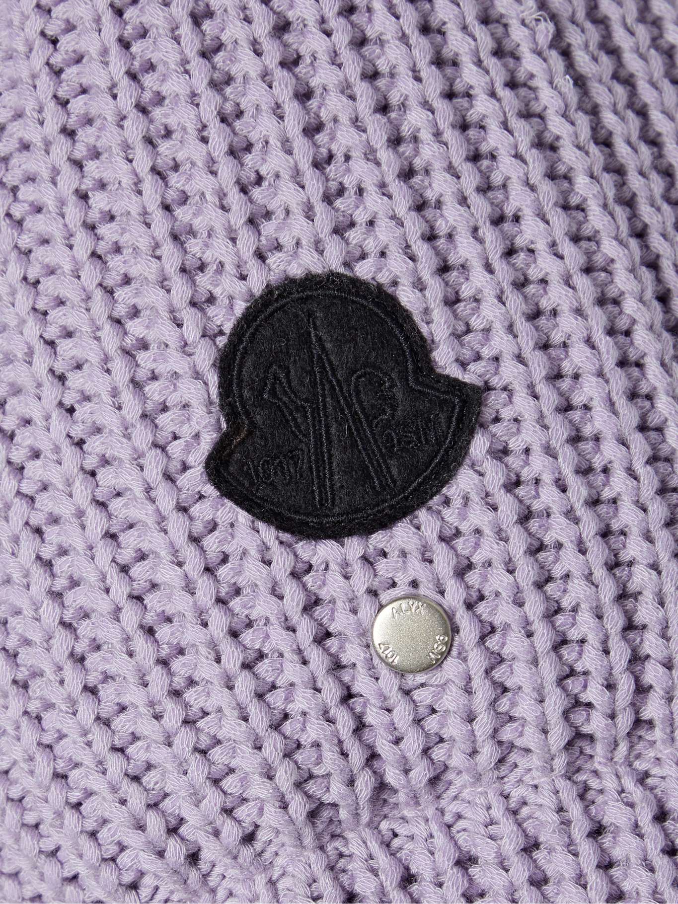 MONCLER GENIUS Quilted ribbed-knit down jacket | NET-A-PORTER