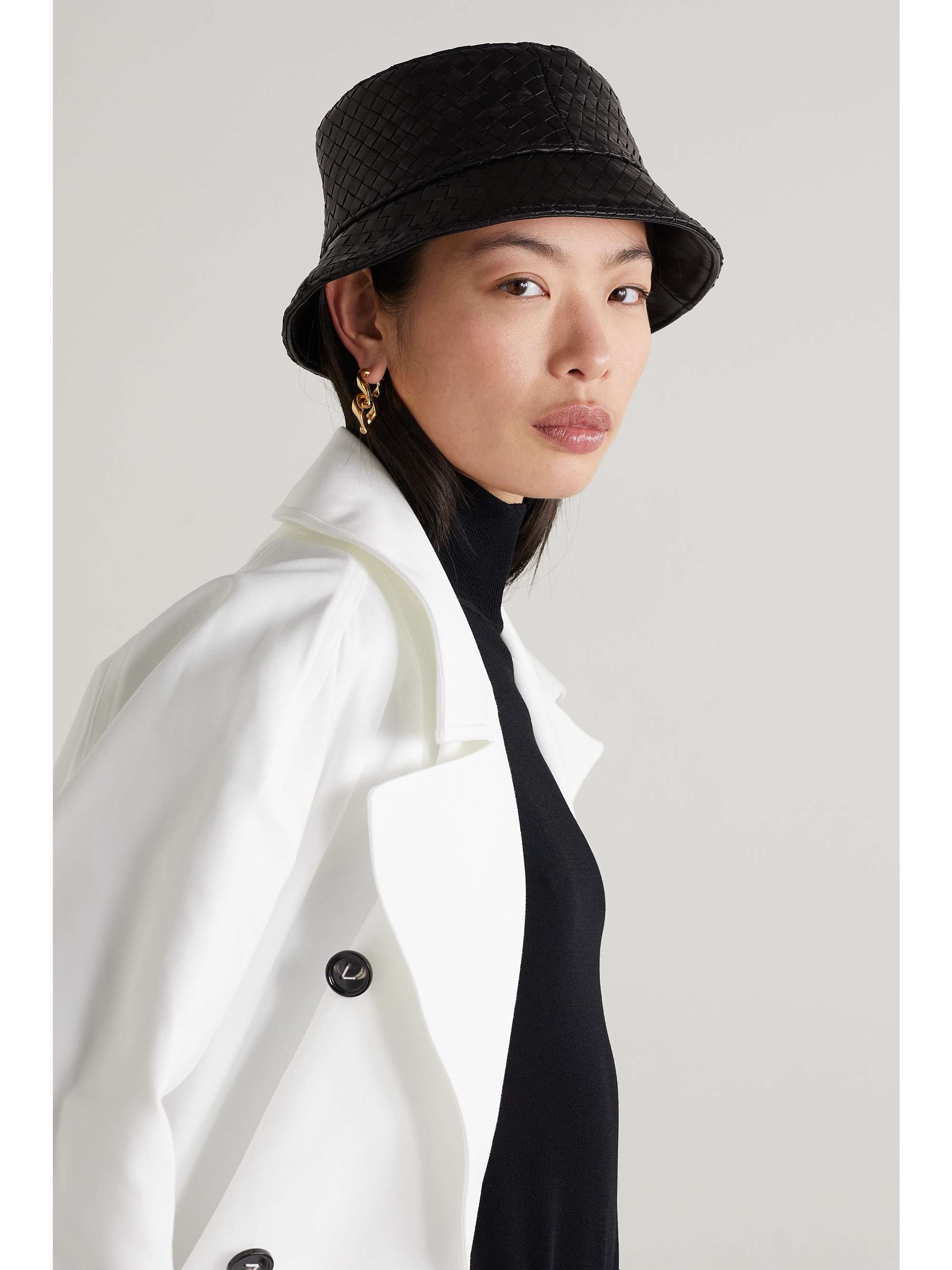 BOTTEGA VENETA Intrecciato leather bucket hat | NET-A-PORTER