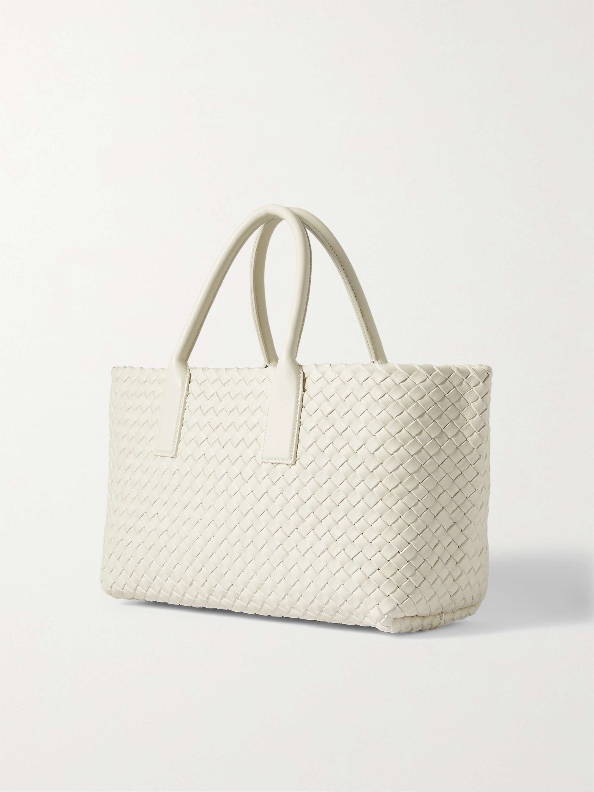 BOTTEGA VENETA Small Cabat intrecciato leather tote | NET-A-PORTER