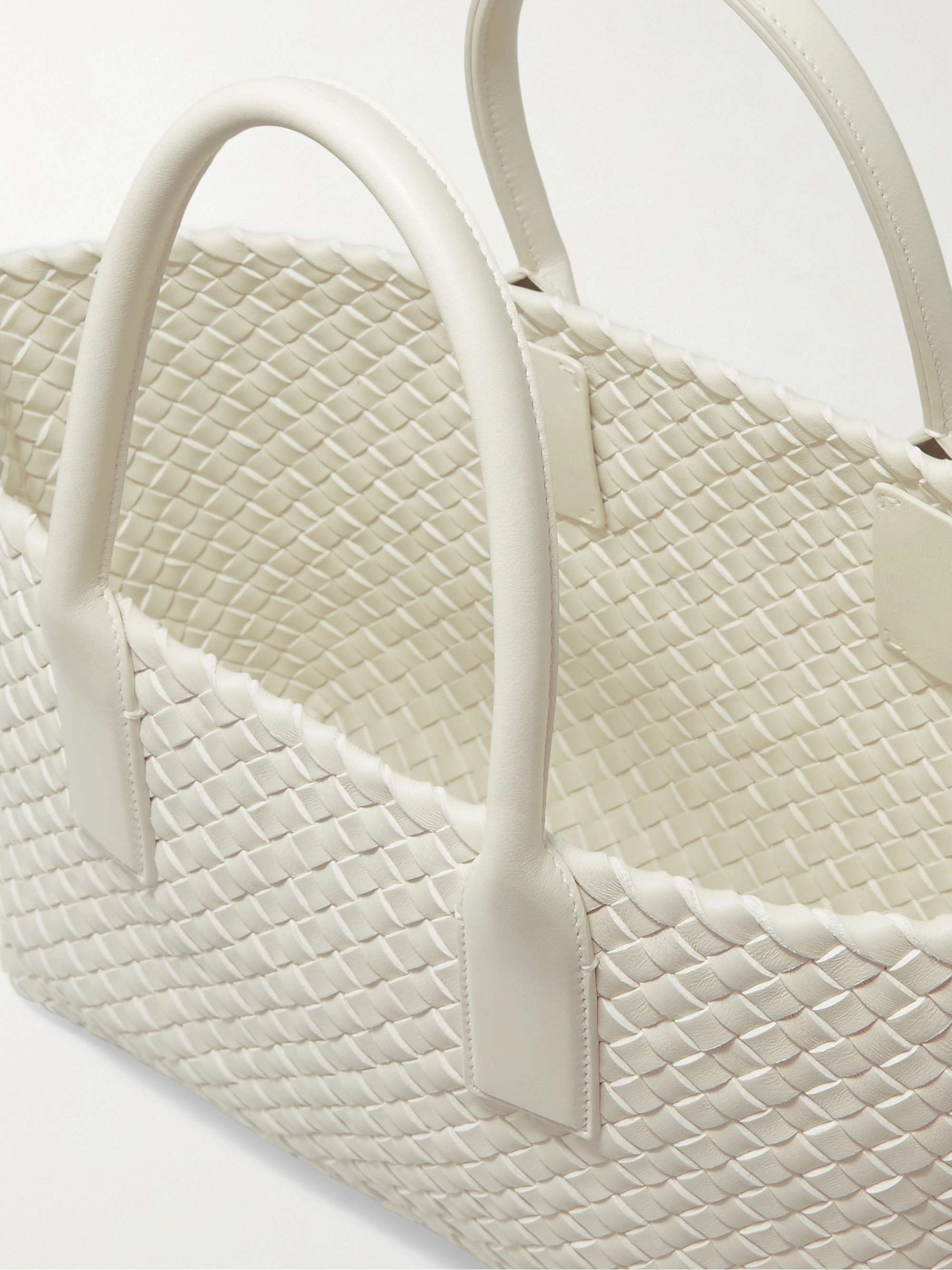 BOTTEGA VENETA Small Cabat intrecciato leather tote | NET-A-PORTER