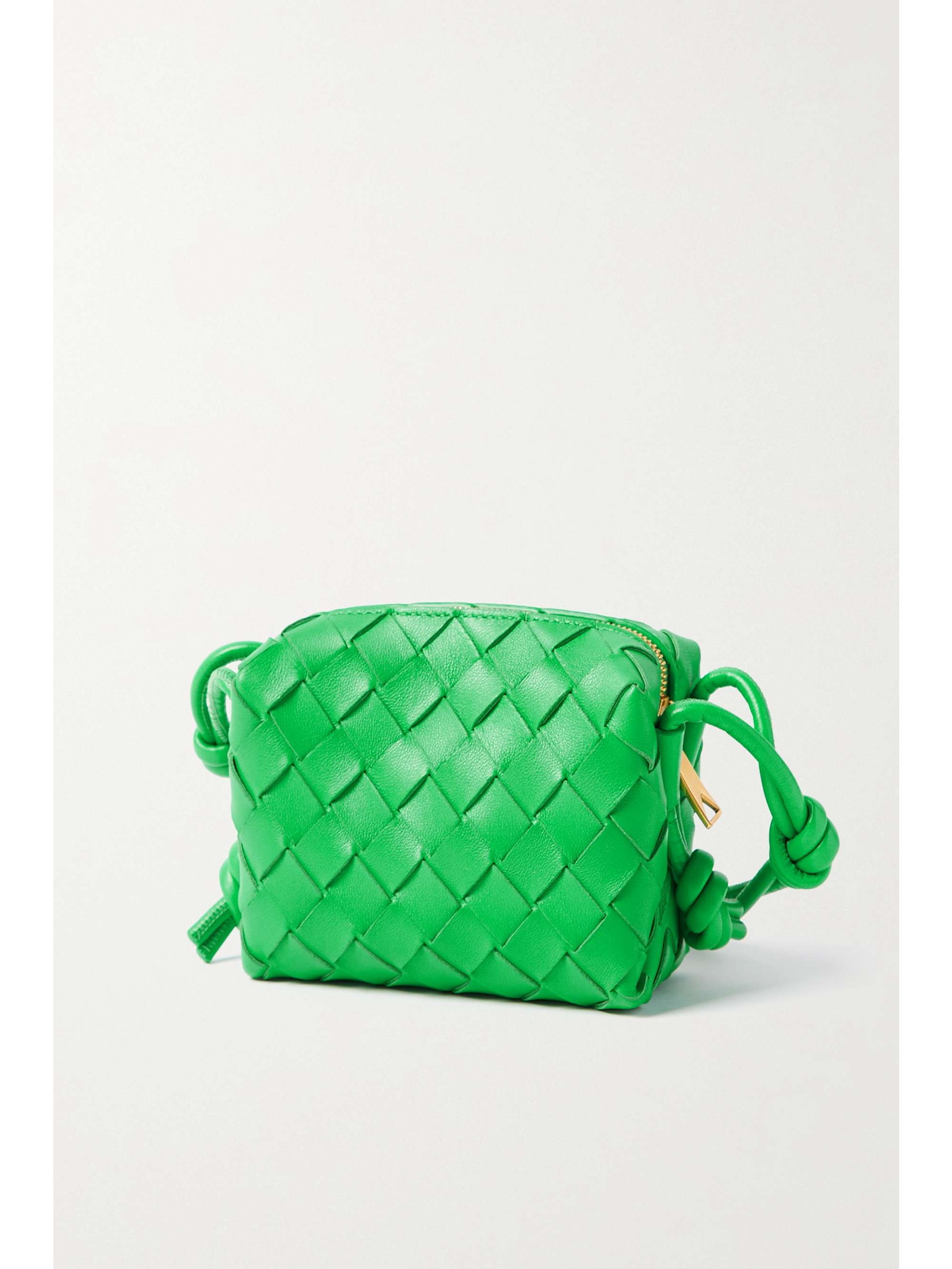 BOTTEGA VENETA Loop Candy intrecciato leather shoulder bag | NET-A-PORTER