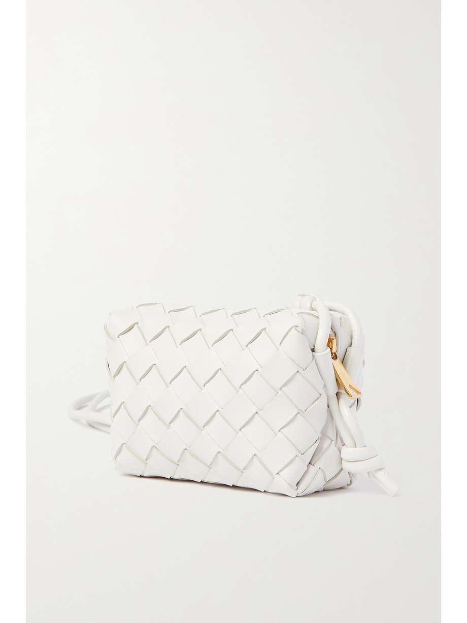 BOTTEGA VENETA Loop Candy intrecciato leather shoulder bag | NET-A-PORTER