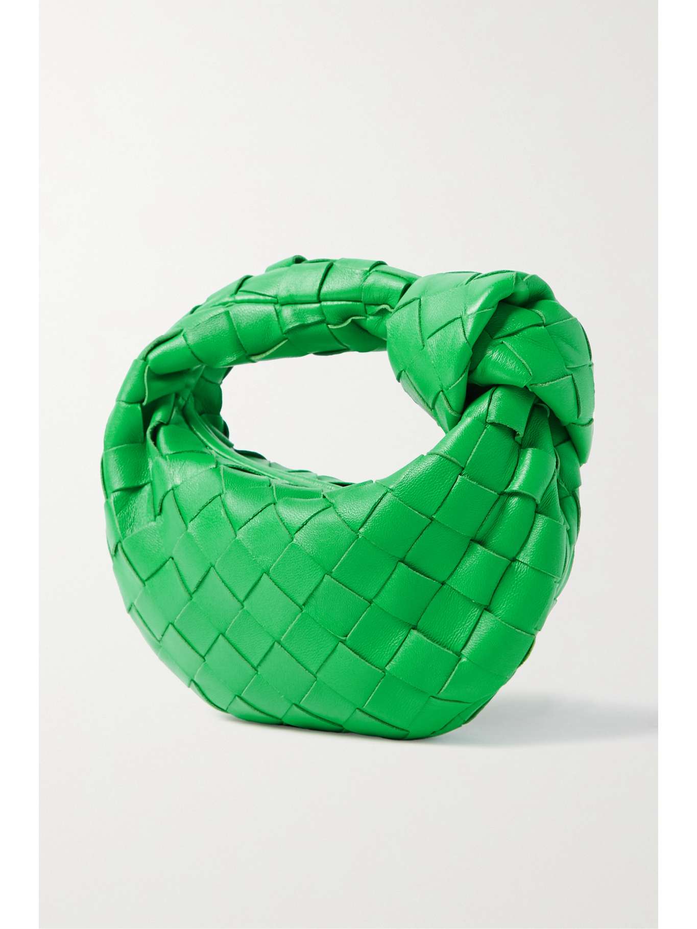 BOTTEGA VENETA Jodie Candy knotted intrecciato leather tote | NET-A-PORTER