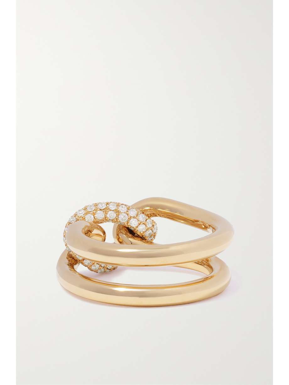 MAOR Unity 18-karat gold diamond ring | NET-A-PORTER
