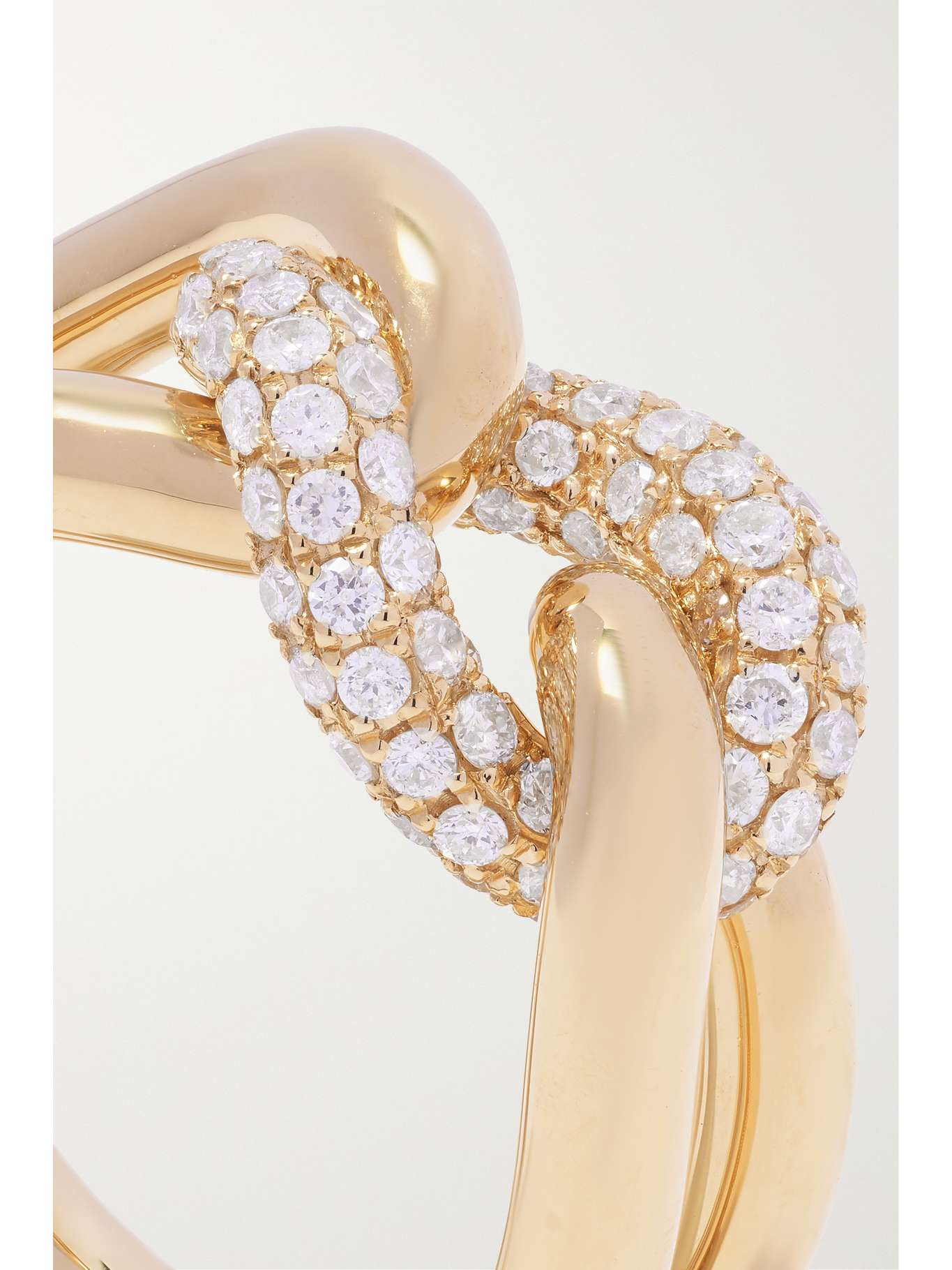 Gold Unity 18-karat gold diamond ring | MAOR | NET-A-PORTER