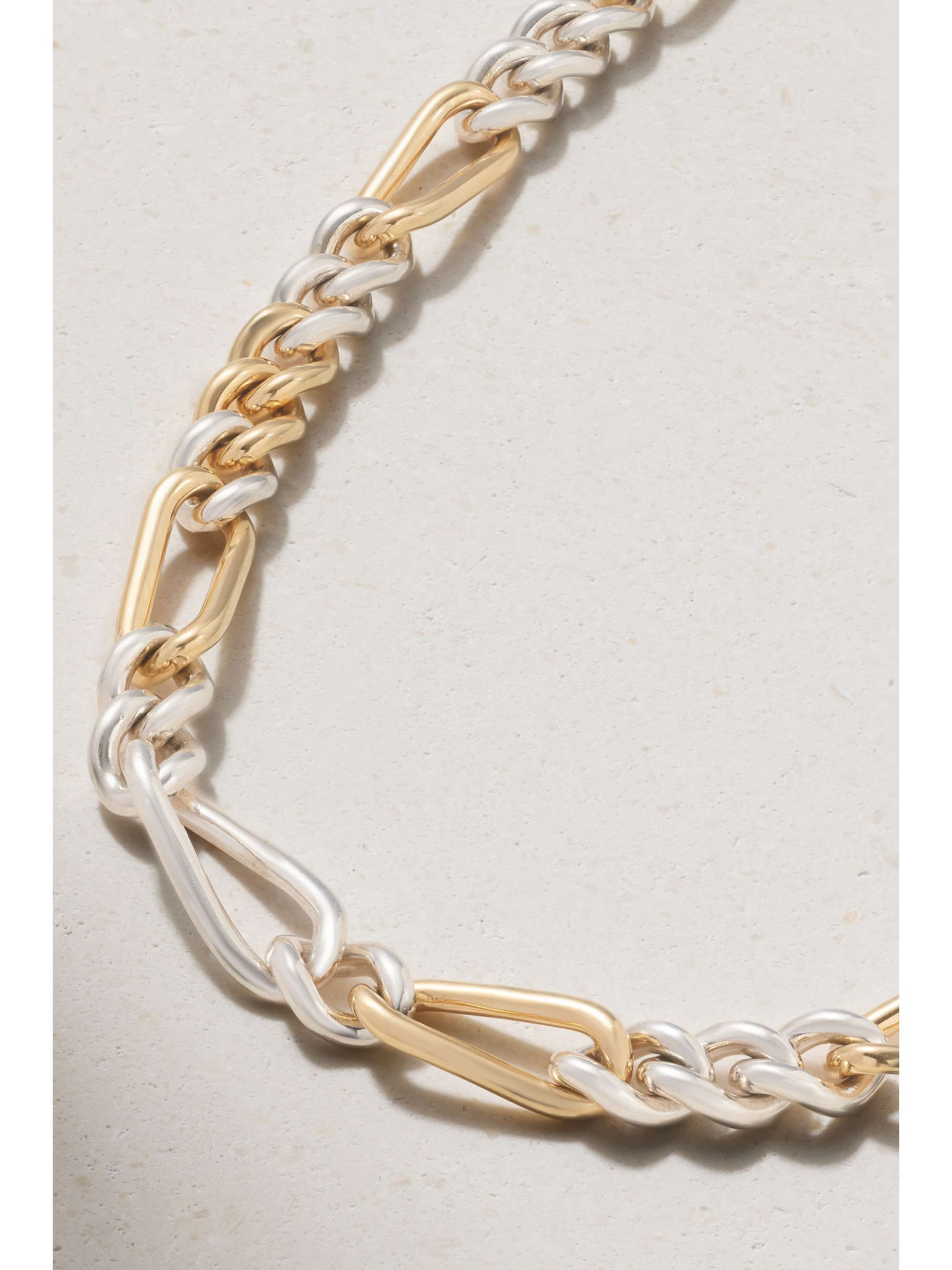 MAOR 18-karat gold and sterling silver choker | NET-A-PORTER