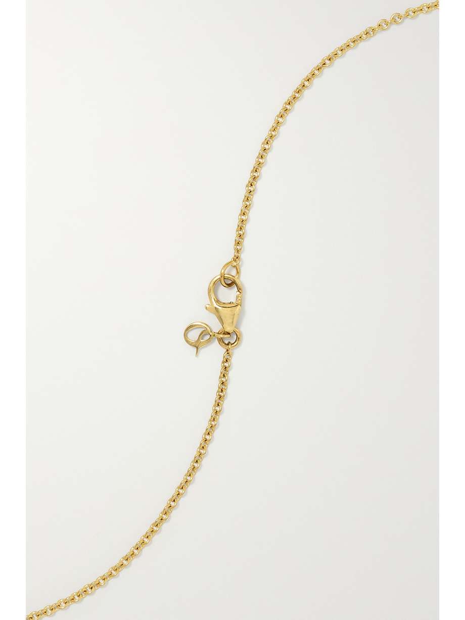 Collier en or 18 carats (750/1000) recyclé et émeraudes Nesting Gem ...