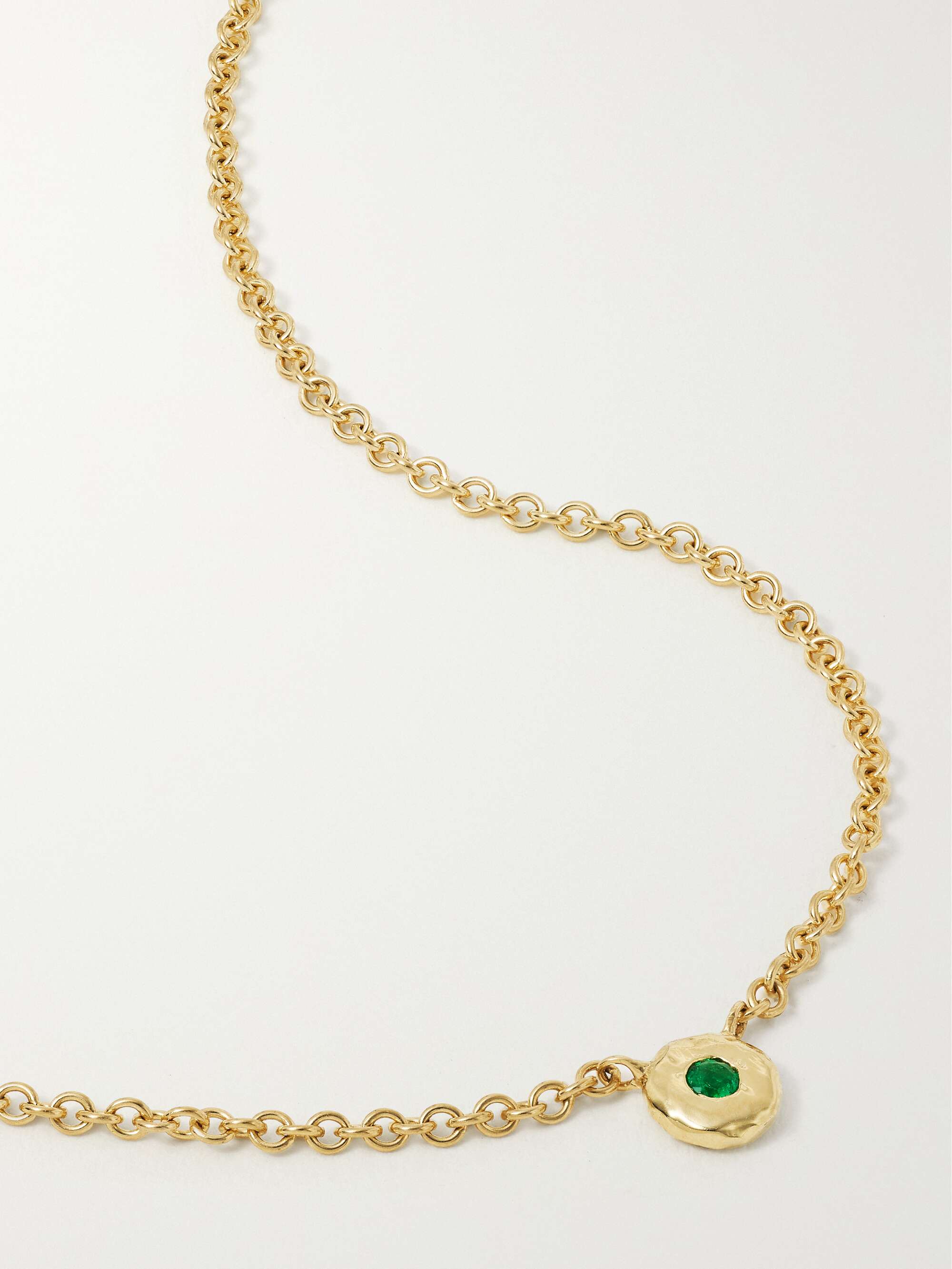 OCTAVIA ELIZABETH + NET SUSTAIN Nesting Gem 18-karat recycled gold ...