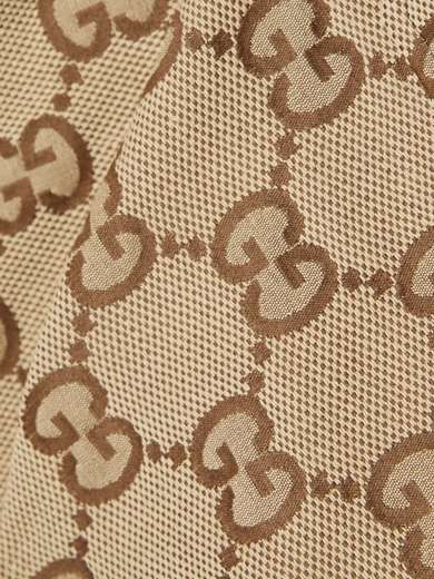 GUCCI Cotton-blend canvas-jacquard shirt | NET-A-PORTER