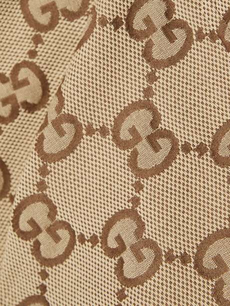 GUCCI Cotton-blend canvas-jacquard shirt | NET-A-PORTER