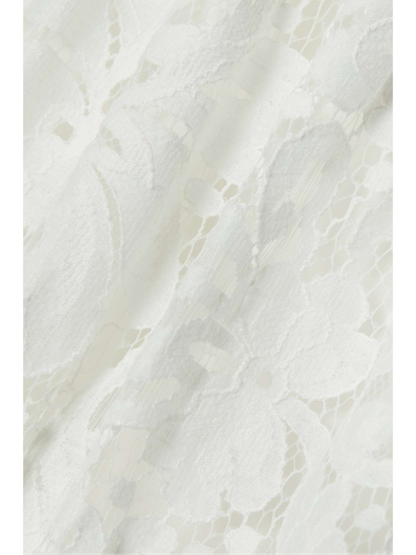 ERDEM Isla tie-detailed tiered cotton-blend lace gown | NET-A-PORTER