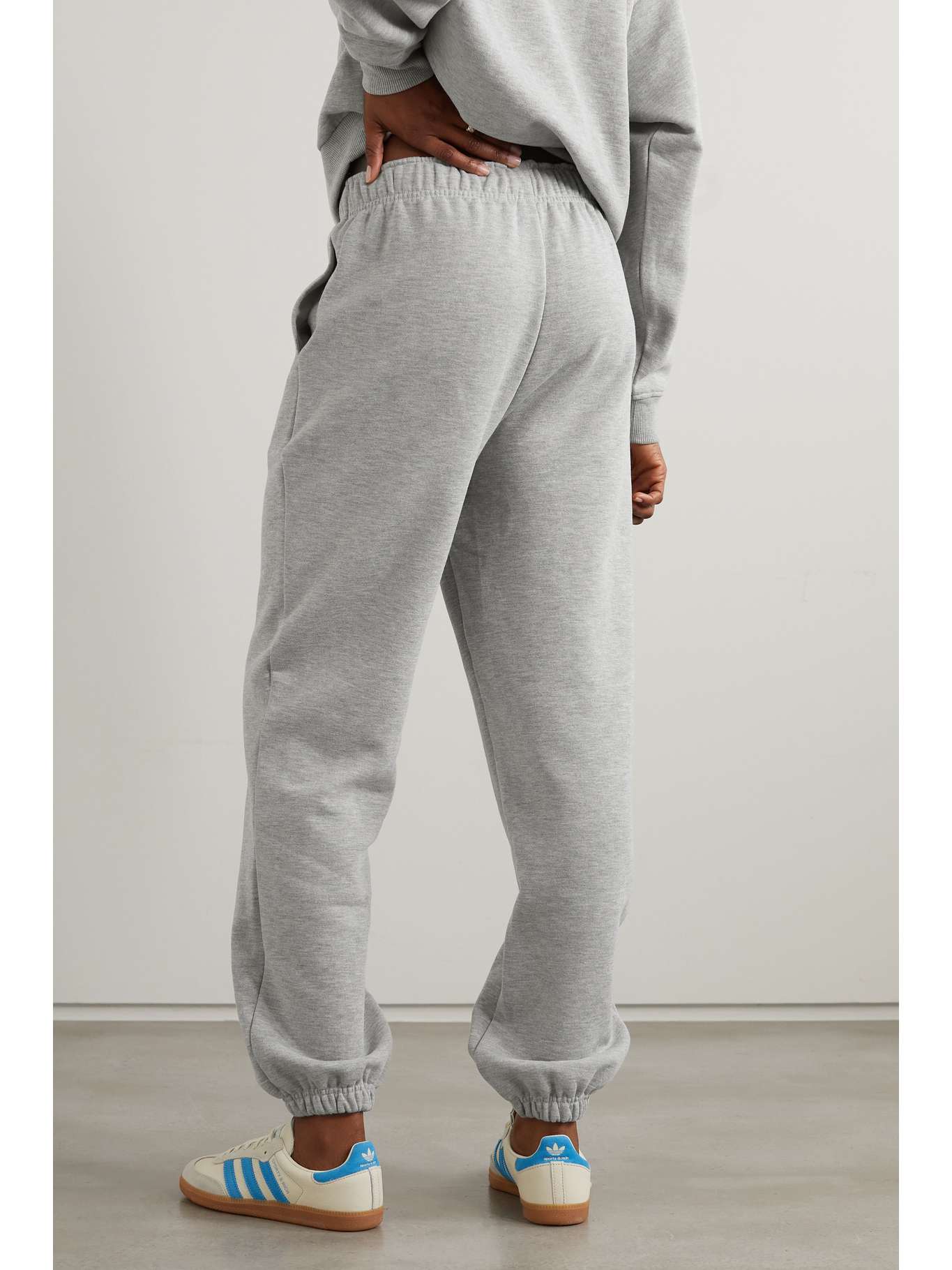 ALO YOGA Accolade cotton-blend jersey track pants | NET-A-PORTER