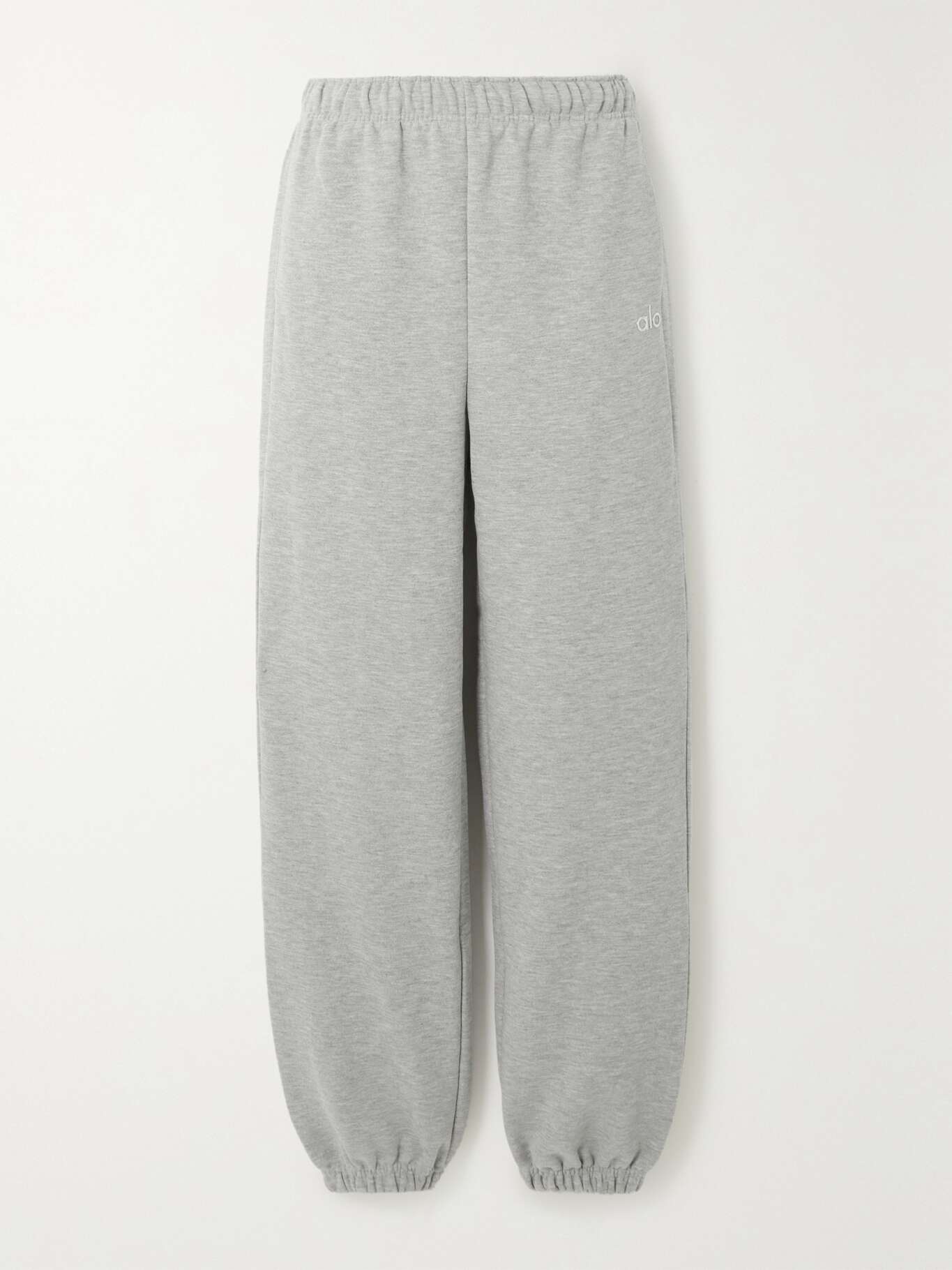 ALO YOGA Accolade cotton-blend jersey track pants | NET-A-PORTER