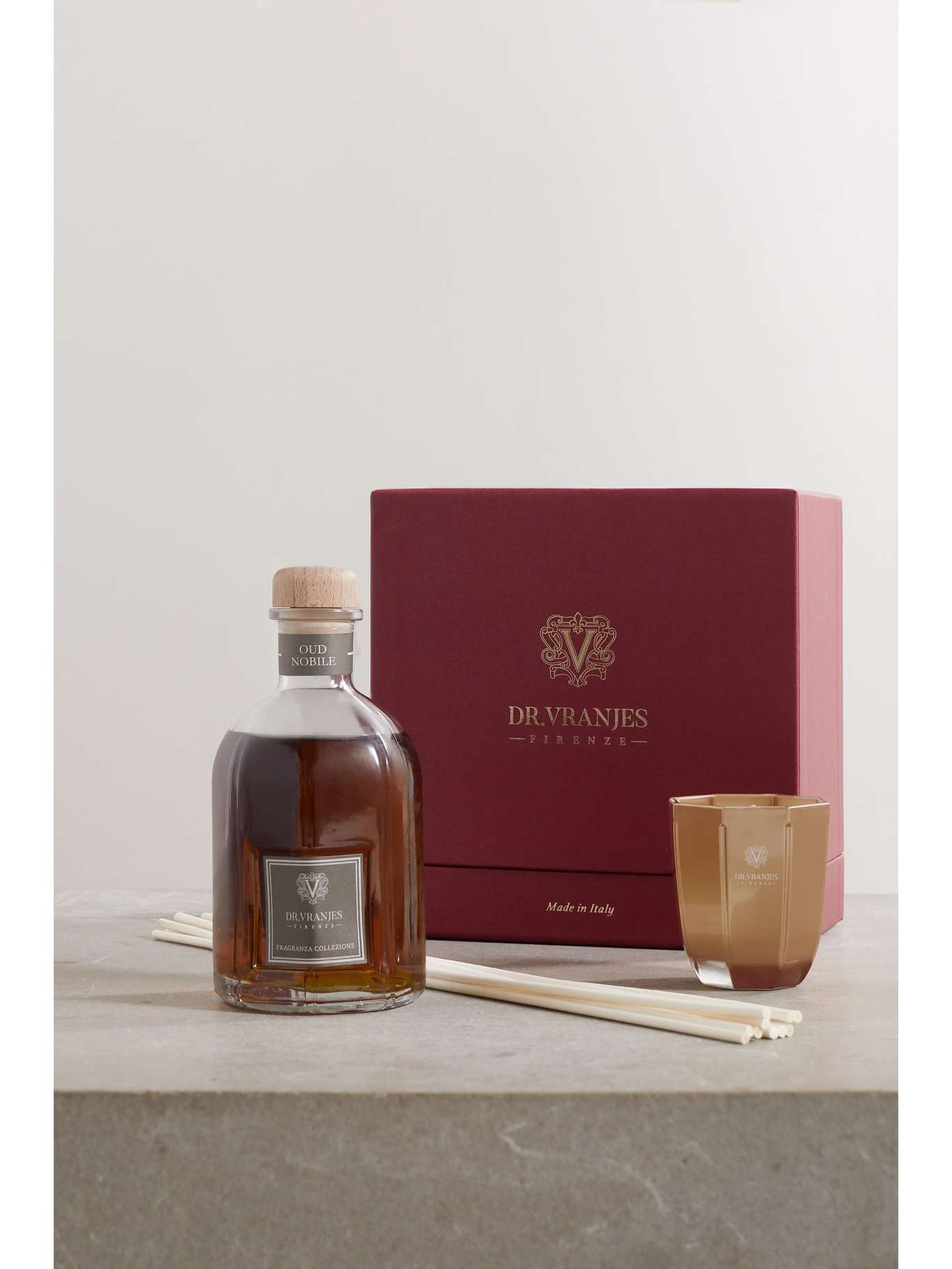 DR. VRANJES FIRENZE Scented Candle and Diffuser Gift Set - Oud Nobile | NET-A-PORTER