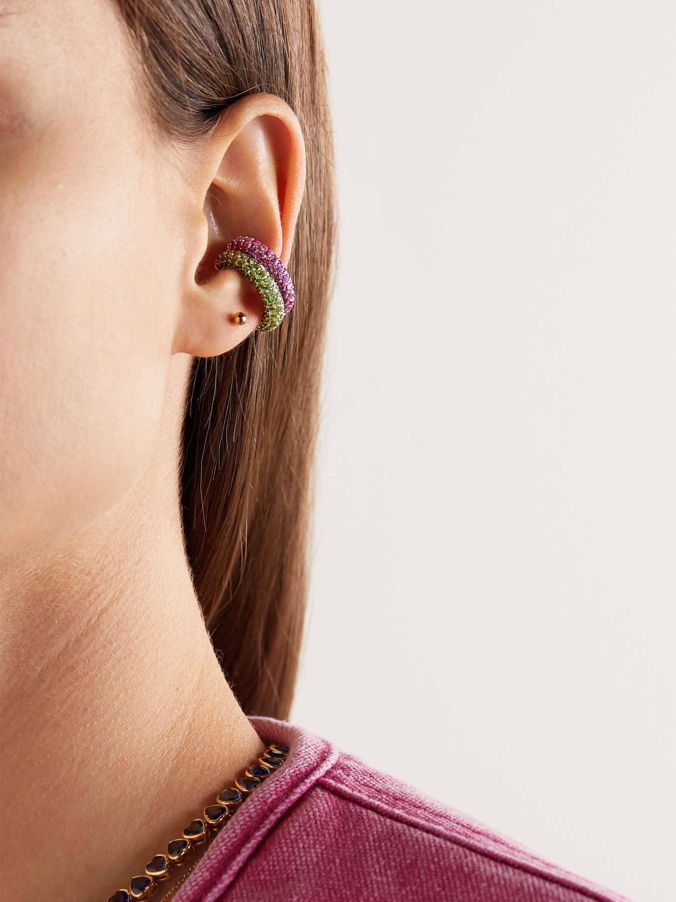 EMILY P. WHEELER + NET SUSTAIN Earth ombré 18-karat recycled gold ...