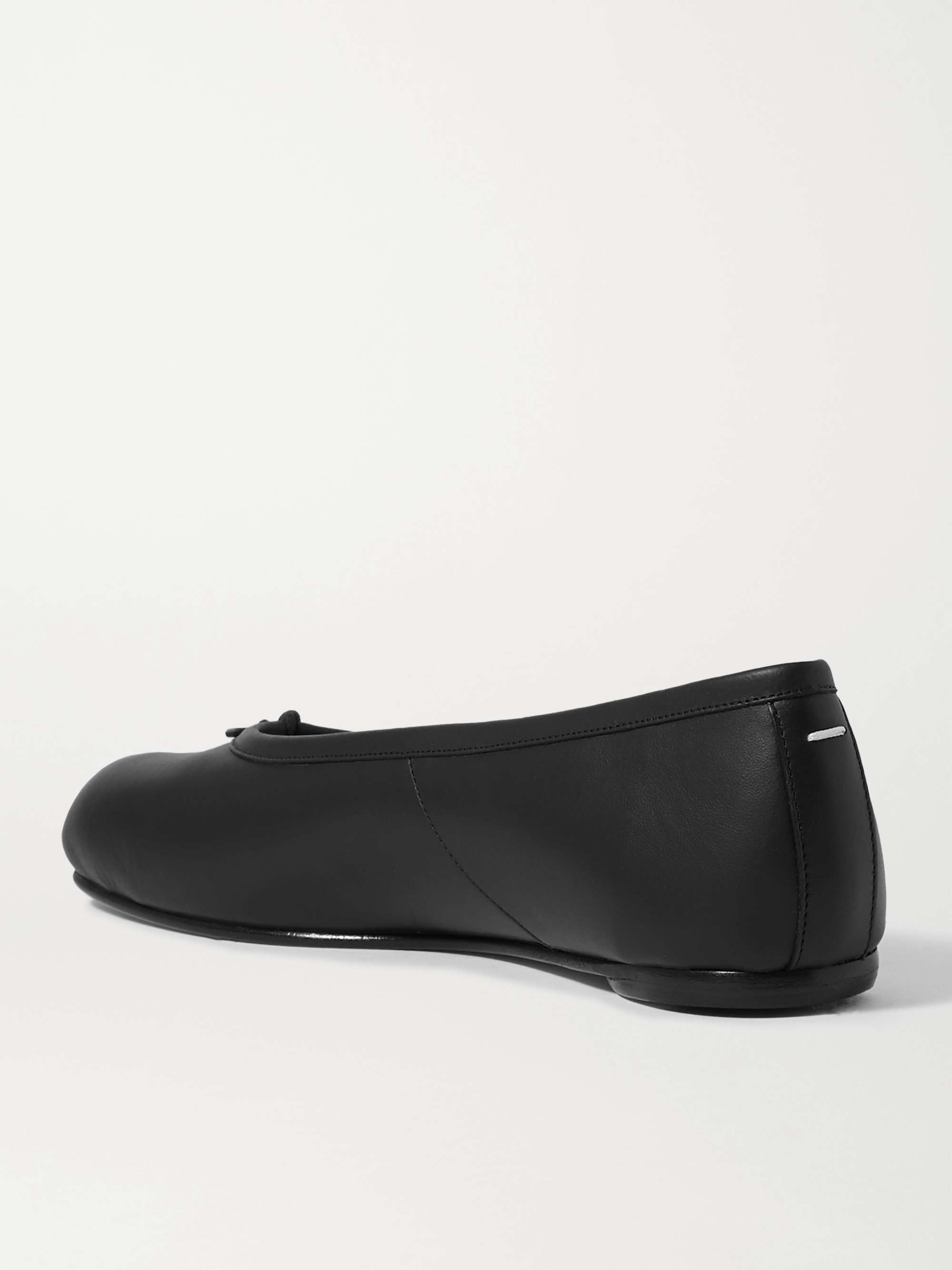 MAISON MARGIELA Tabi split-toe leather ballet flats | NET-A-PORTER