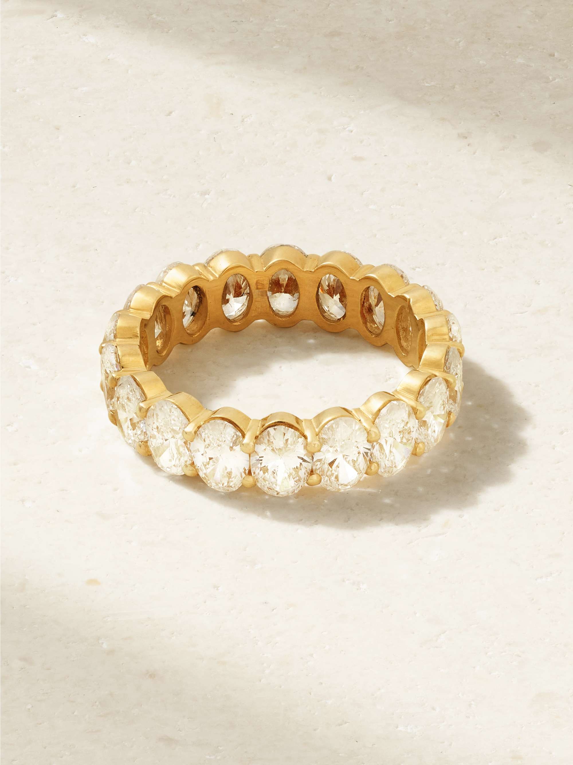 KIMAÏ Oprah Eternity 18-karat recycled gold laboratory-grown diamond ring | NET-A-PORTER