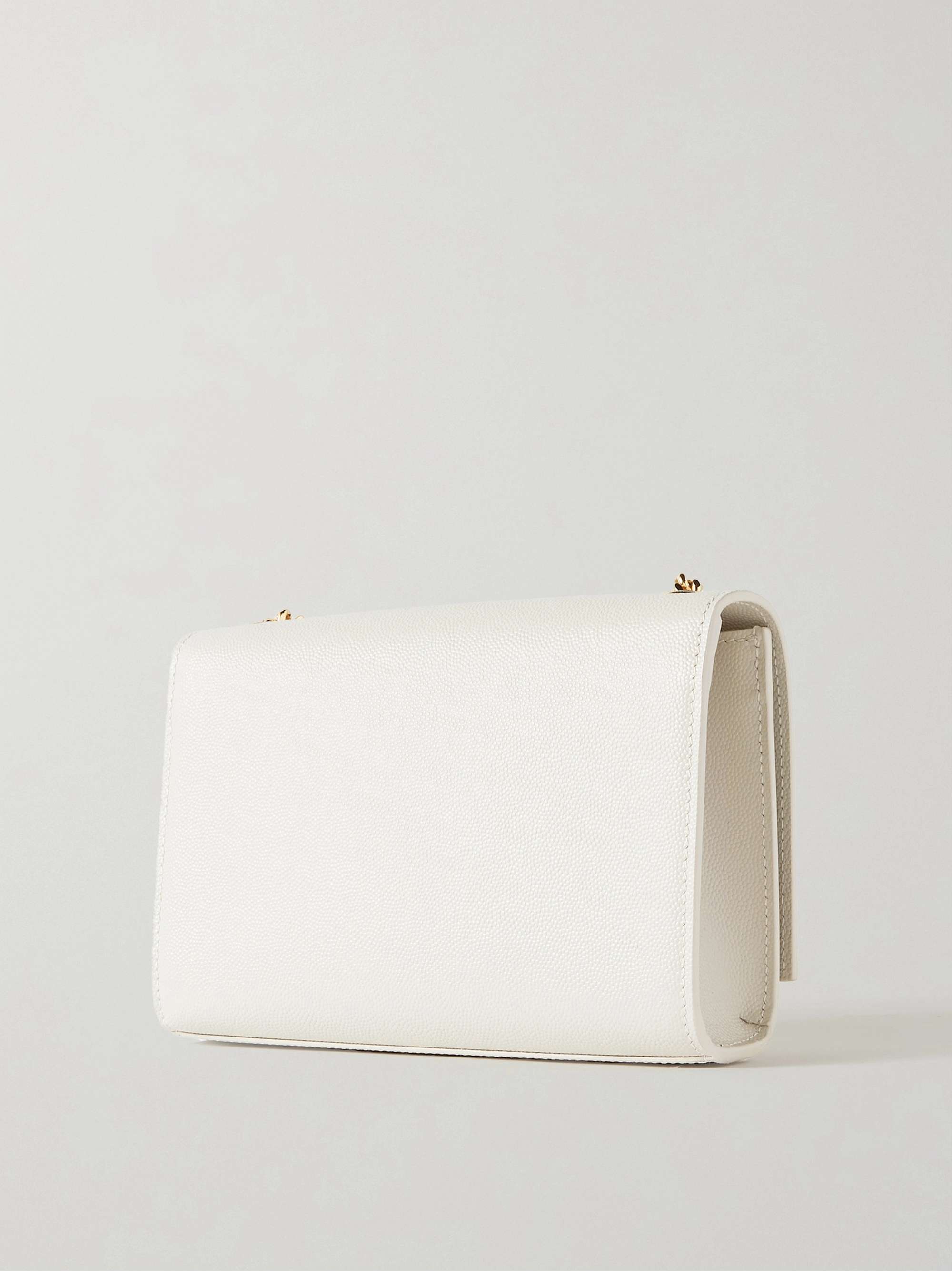 SAINT LAURENT Kate small embossed-leather shoulder bag | NET-A-PORTER