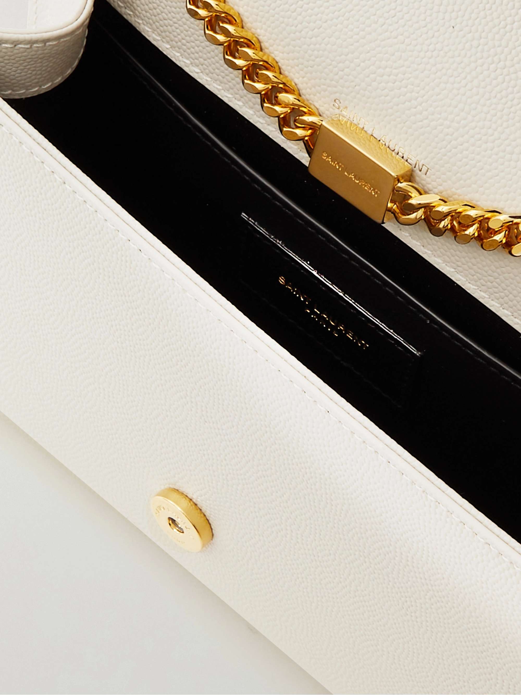 SAINT LAURENT Kate small embossed-leather shoulder bag | NET-A-PORTER