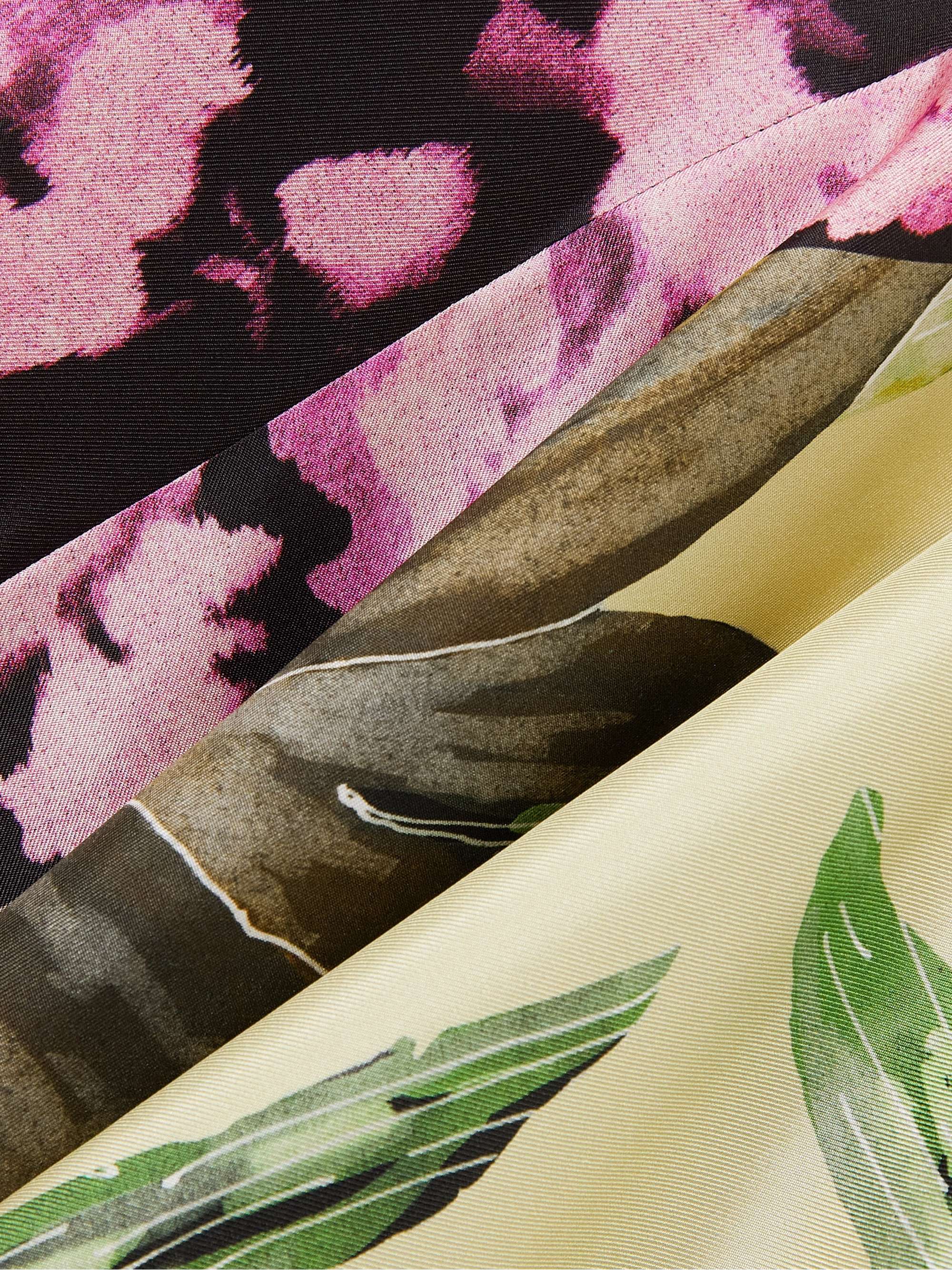 DRIES VAN NOTEN Asymmetric floral-print silk-twill midi dress | NET-A ...