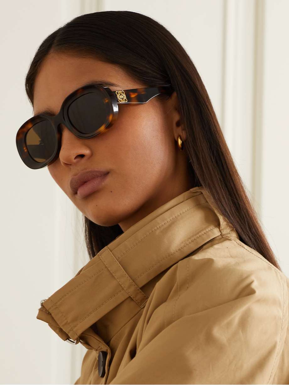 Round-frame tortoiseshell acetate sunglasses | NET-A-PORTER
