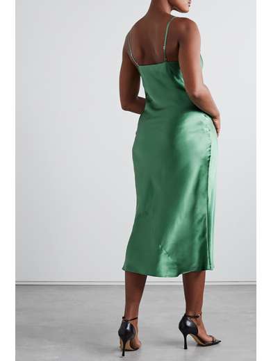 REFORMATION Salamanca silk midi dress | NET-A-PORTER