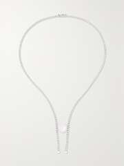 MIZUKI Margo 18-karat white gold, pearl and diamond necklace | NET-A ...