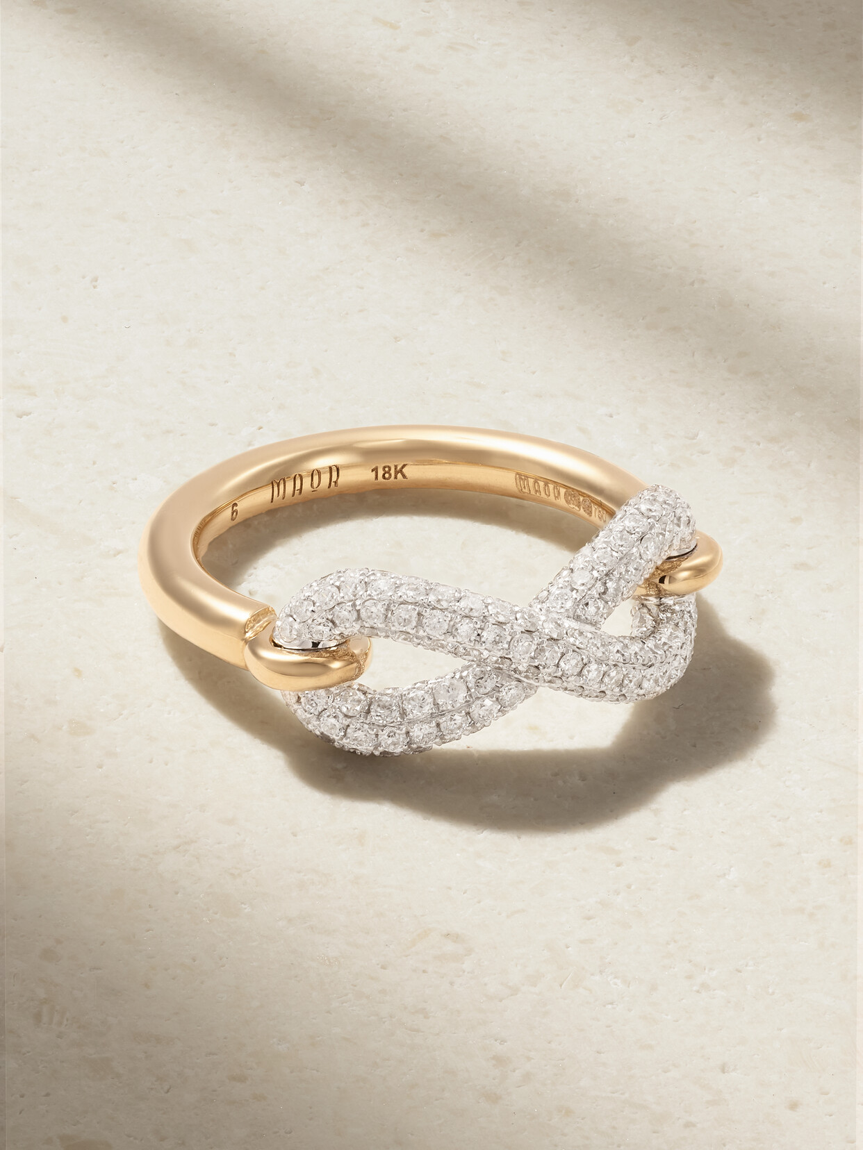Infinity Ring Gold Tiffany