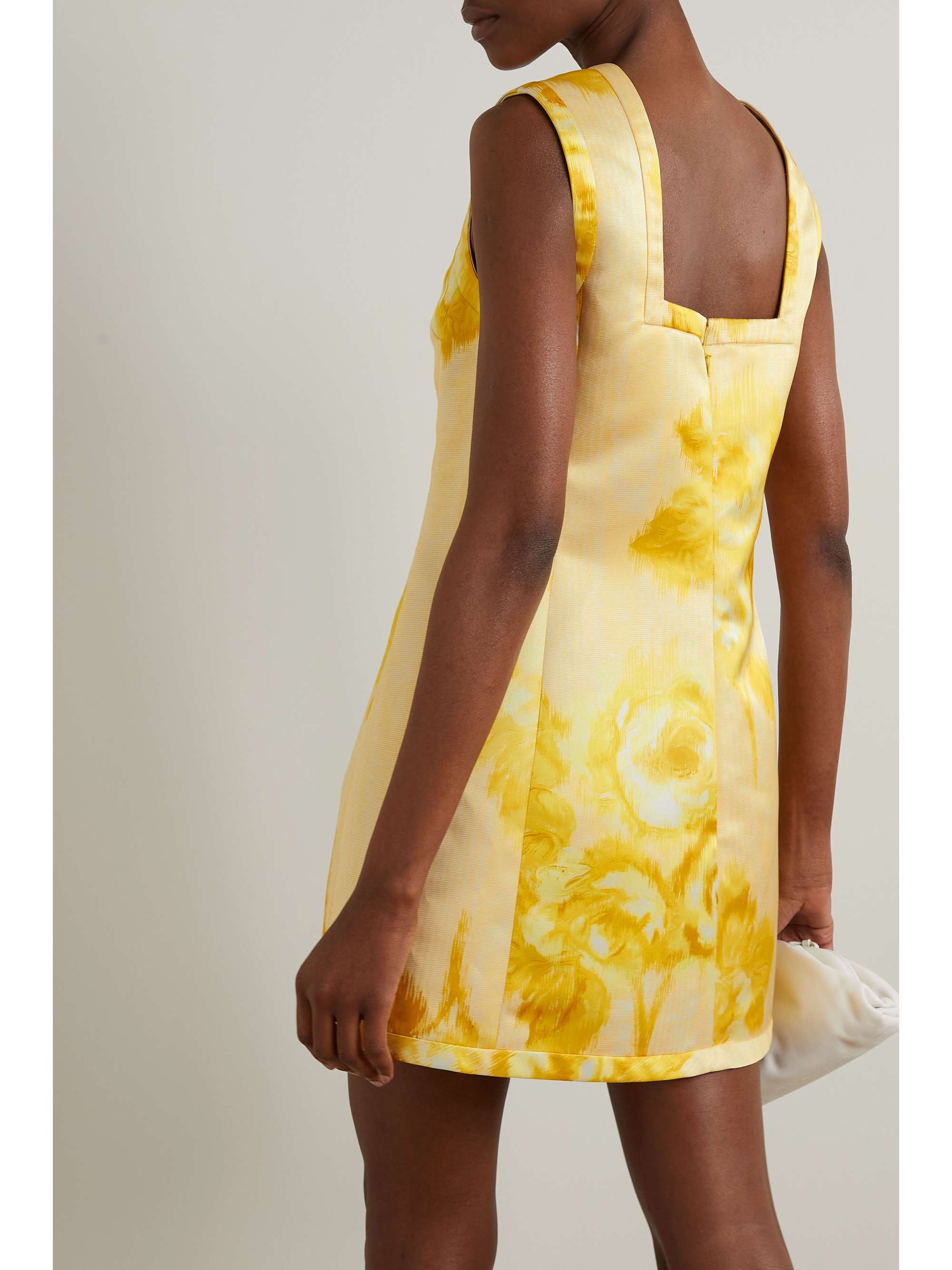 Emilia Wickstead Emmy Floral Print Duchesse Satin Mini Dress Net A Porter