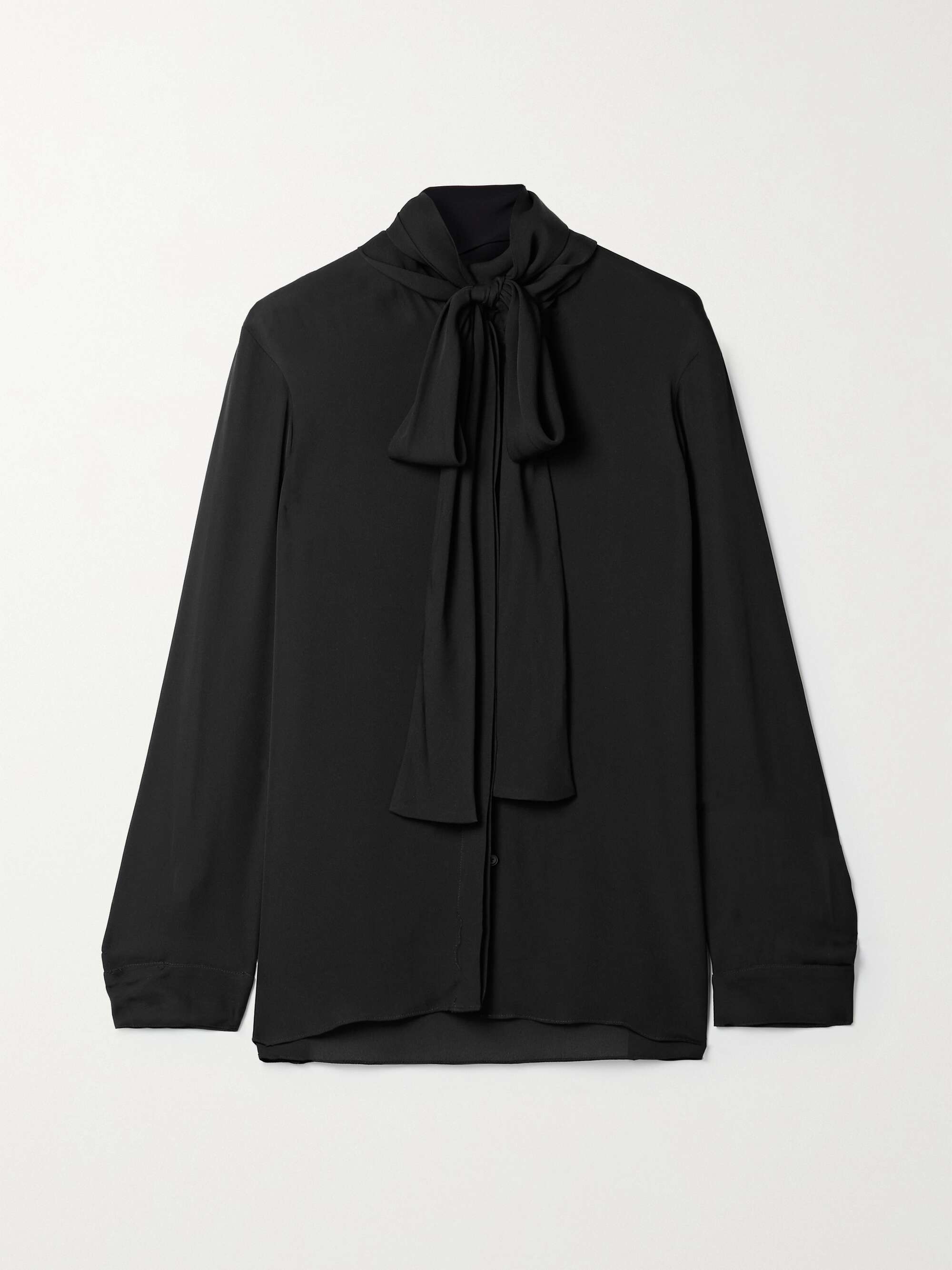 Tash pussy-bow silk-chiffon blouse | KHAITE | 네타포르테