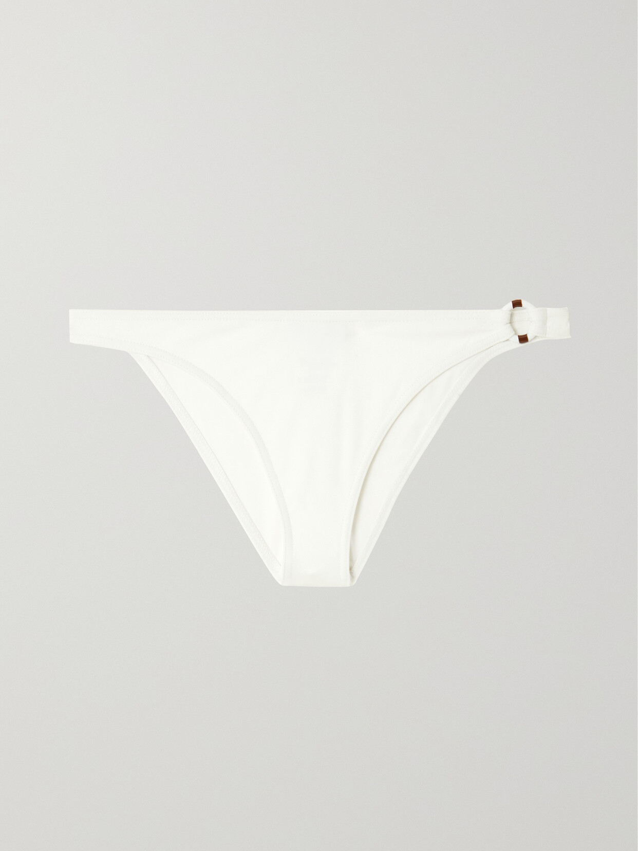 Loro Piana Marine Embellished Bikini Briefs In White | ModeSens