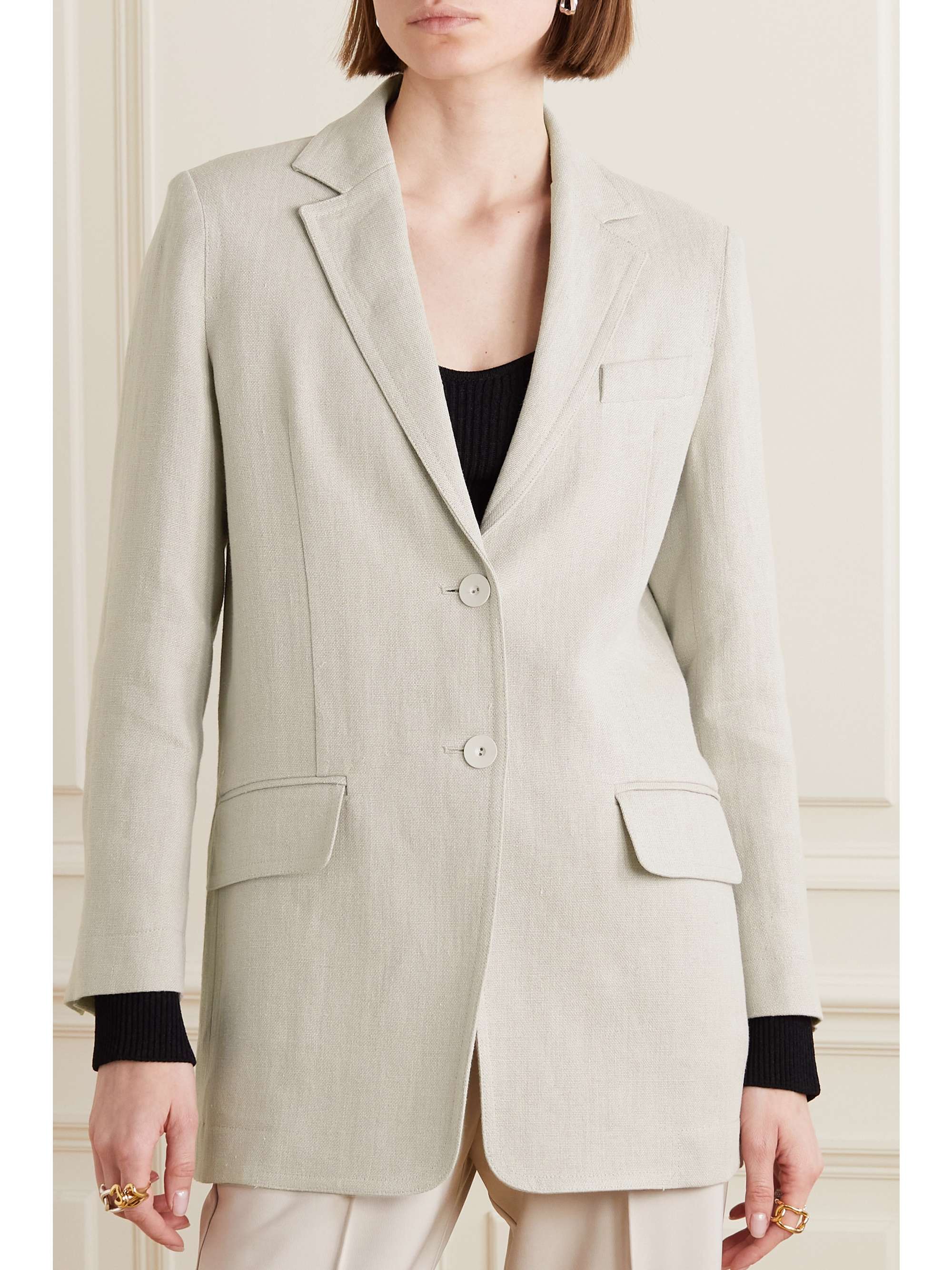 MAX MARA Adelchi linen blazer | NET-A-PORTER