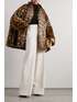 DOLCE&GABBANA Oversized leopard-print faux fur coat | NET-A-PORTER