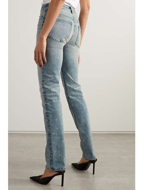 GIVENCHY Printed high-rise skinny jeans | NET-A-PORTER