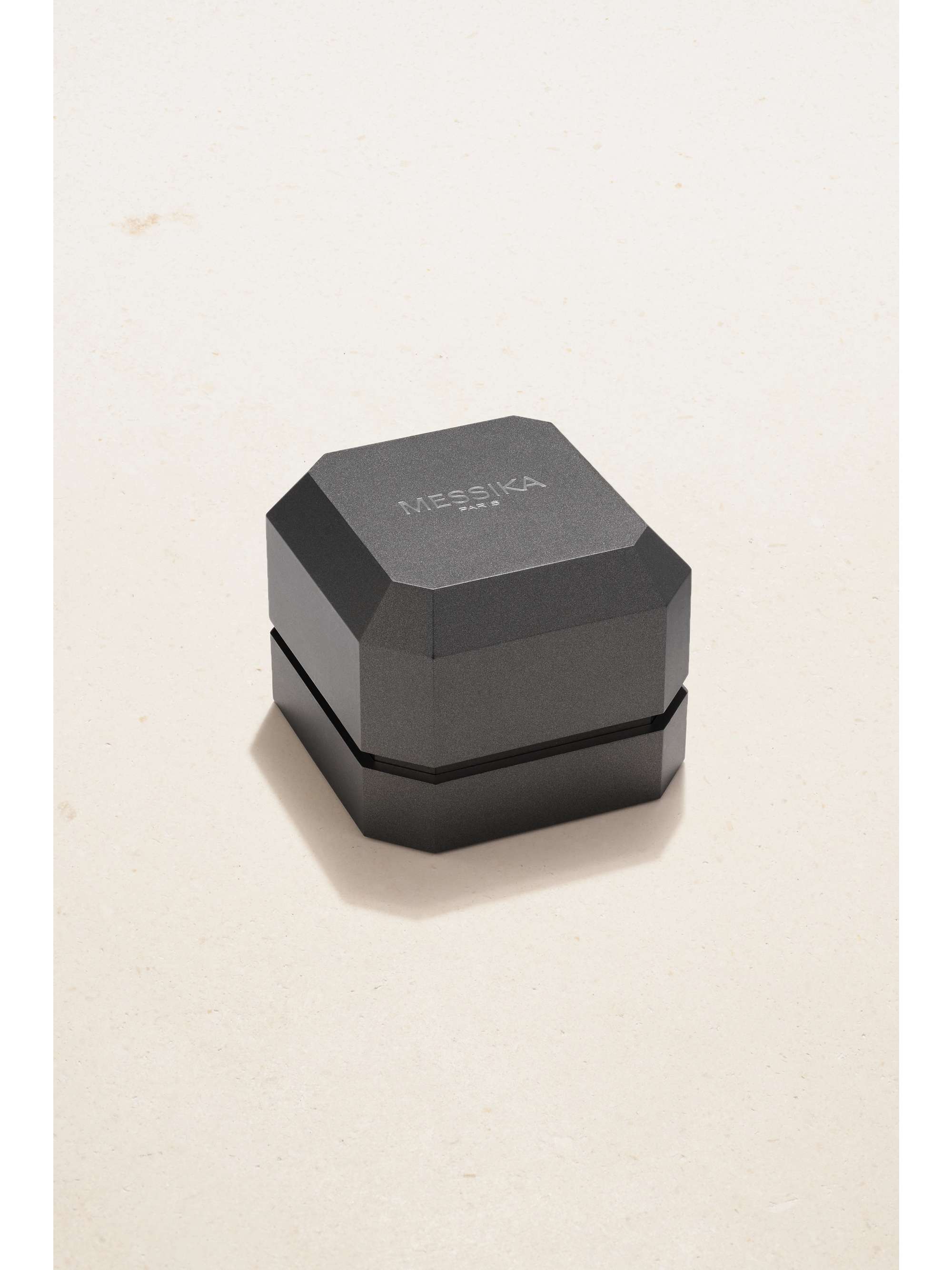 MESSIKA Move Romane mini 18-karat white gold diamond hoop earrings ...