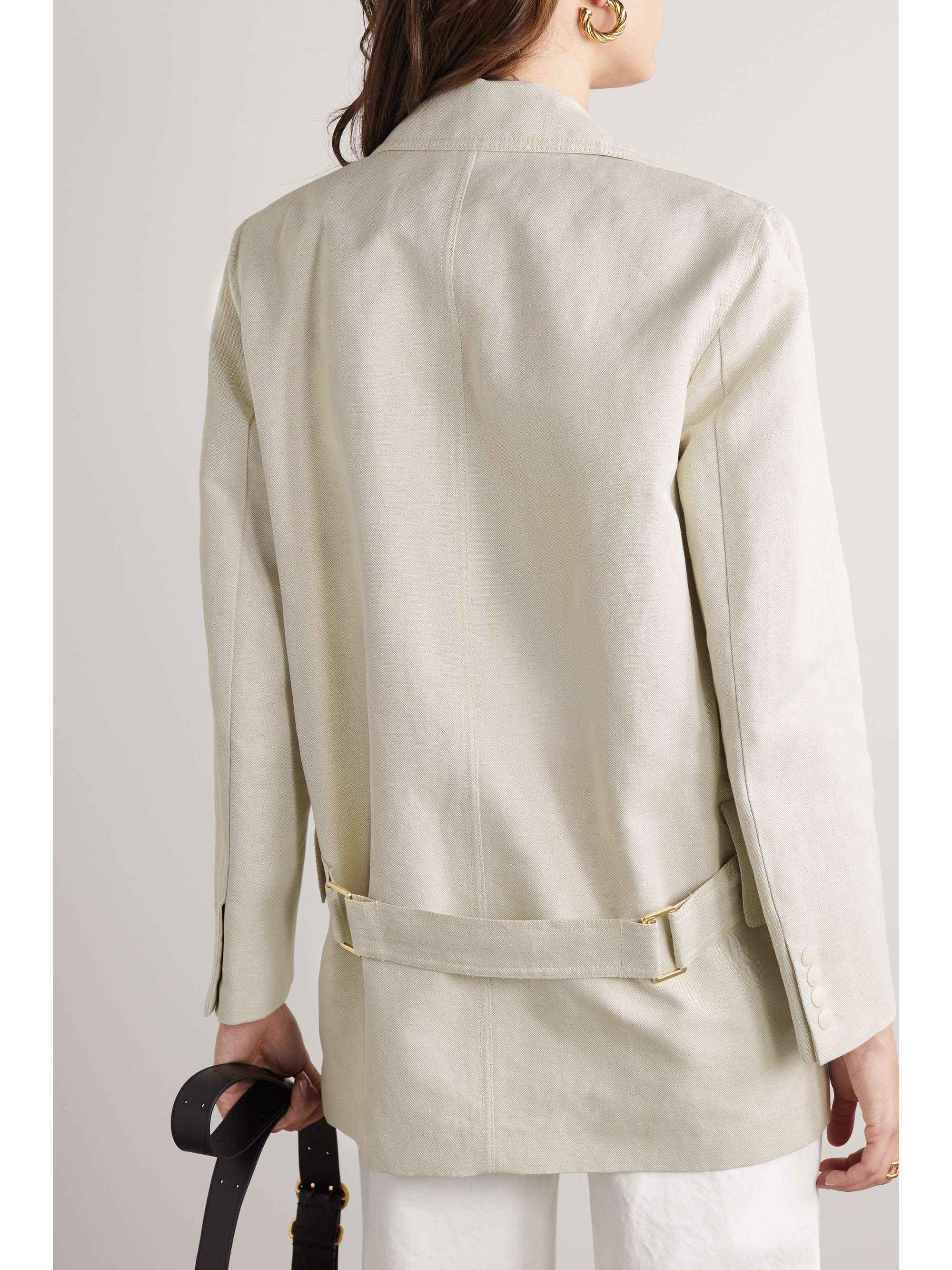 MAX MARA Mosa cotton and linen-blend blazer | NET-A-PORTER