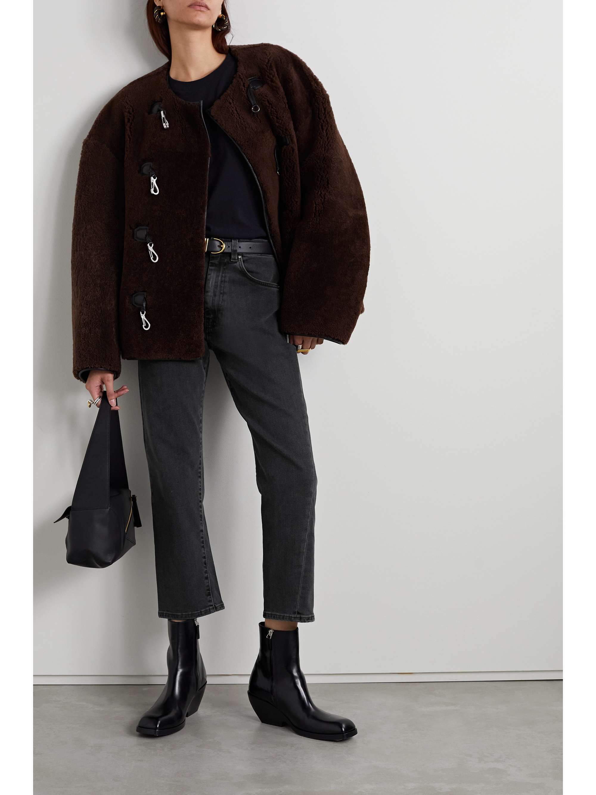 TOTEME + NET SUSTAIN Twisted Seam high-rise straight-leg organic jeans ...