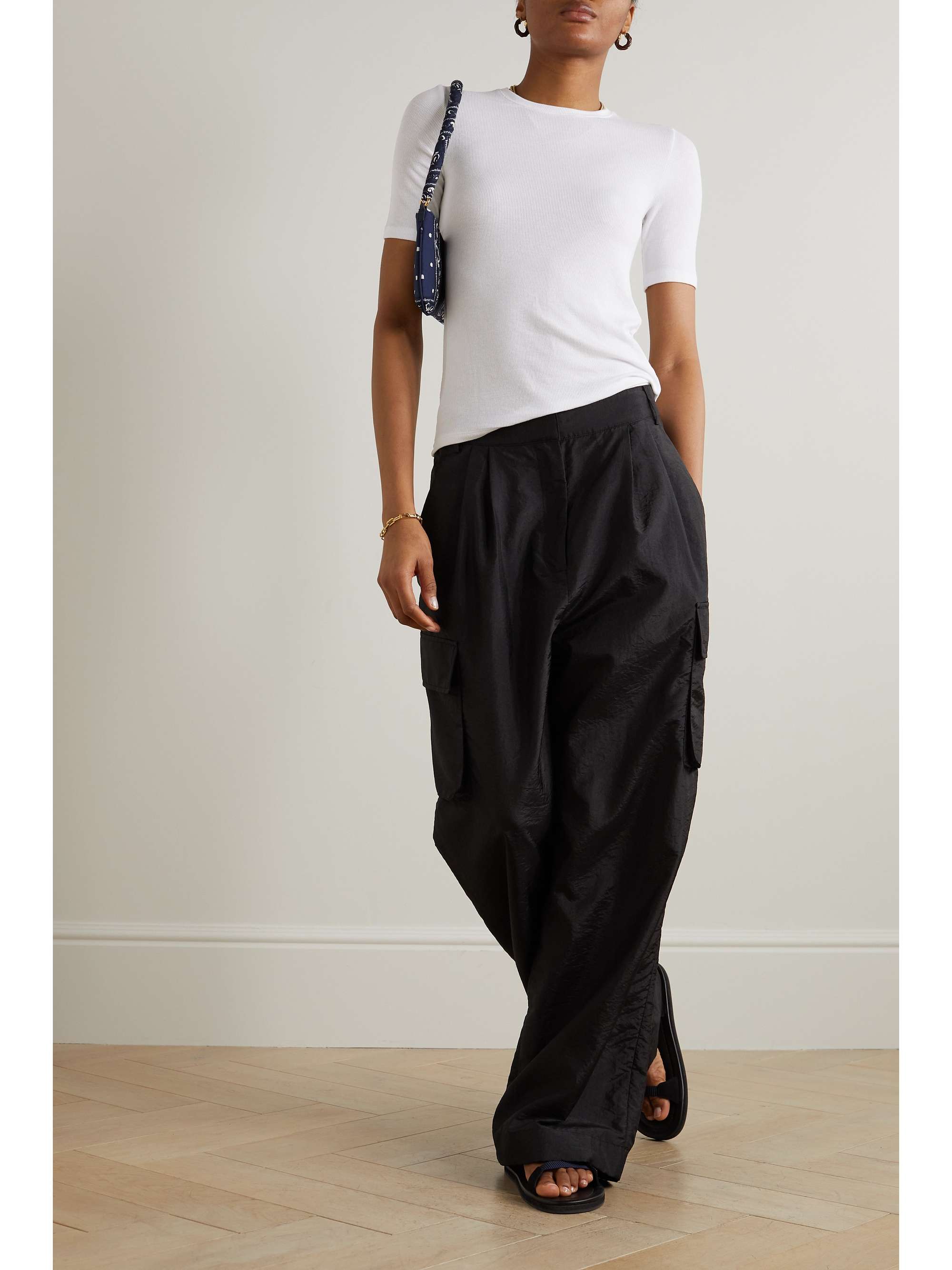 ATM ANTHONY THOMAS MELILLO Ribbed stretch-modal T-shirt | NET-A-PORTER